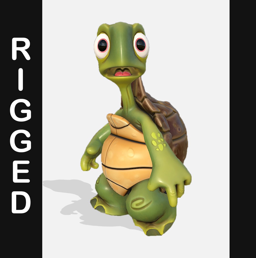 Turtle Stylized 3D model - TurboSquid 1788631