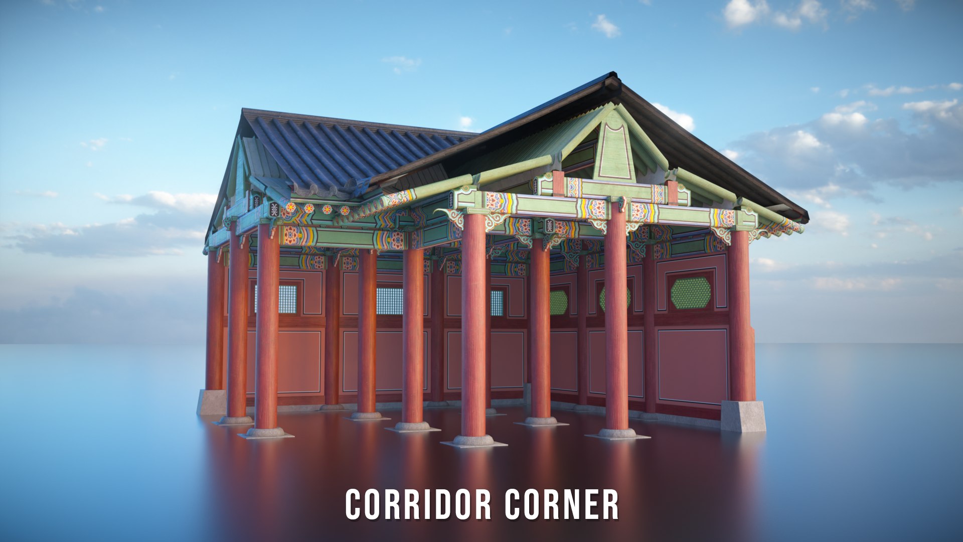Korea Gyeongbokgung Haenggak Module 3D - TurboSquid 2186731