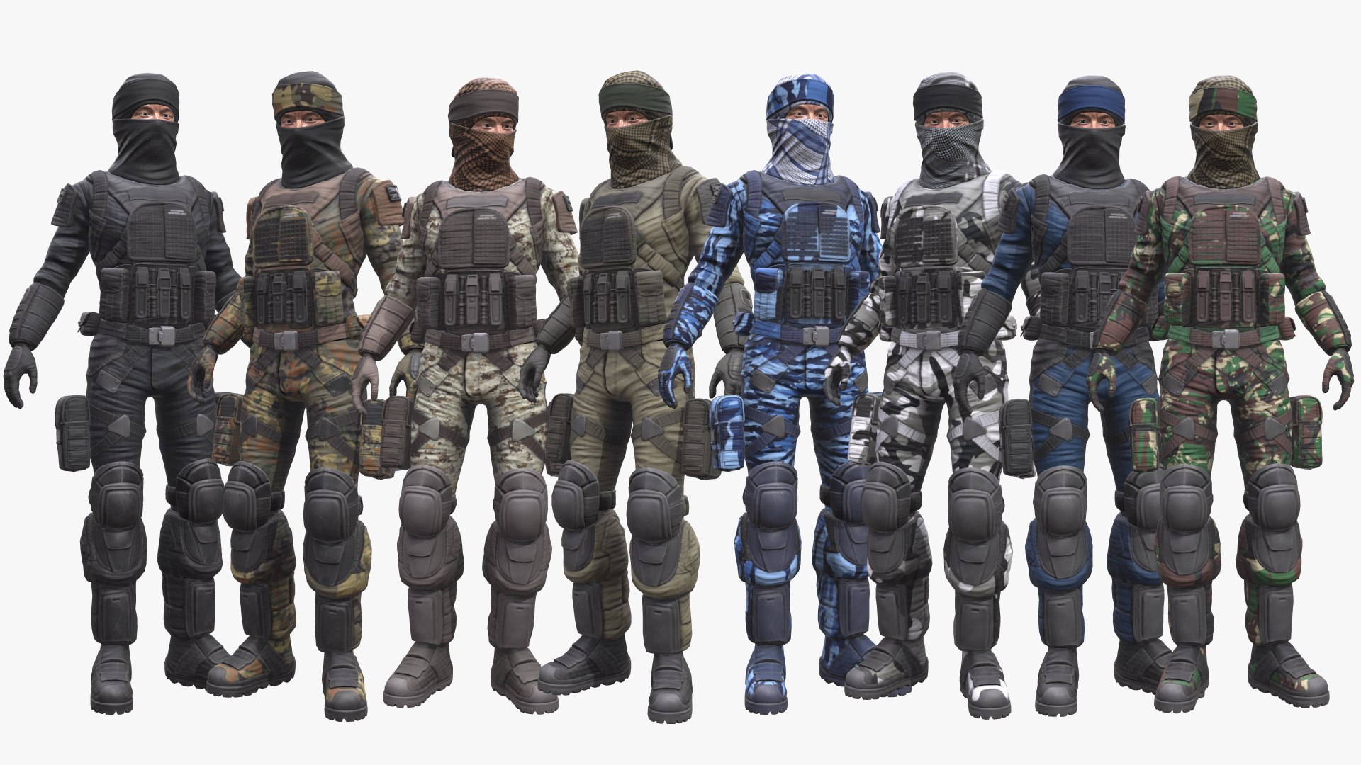 3D Model ARMY SUIT - TurboSquid 2163597