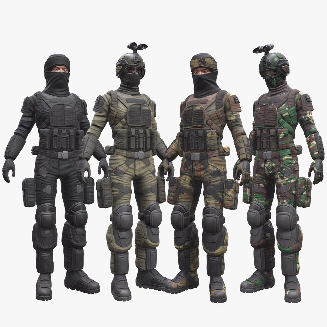 3D model ARMY SUIT - TurboSquid 2163597