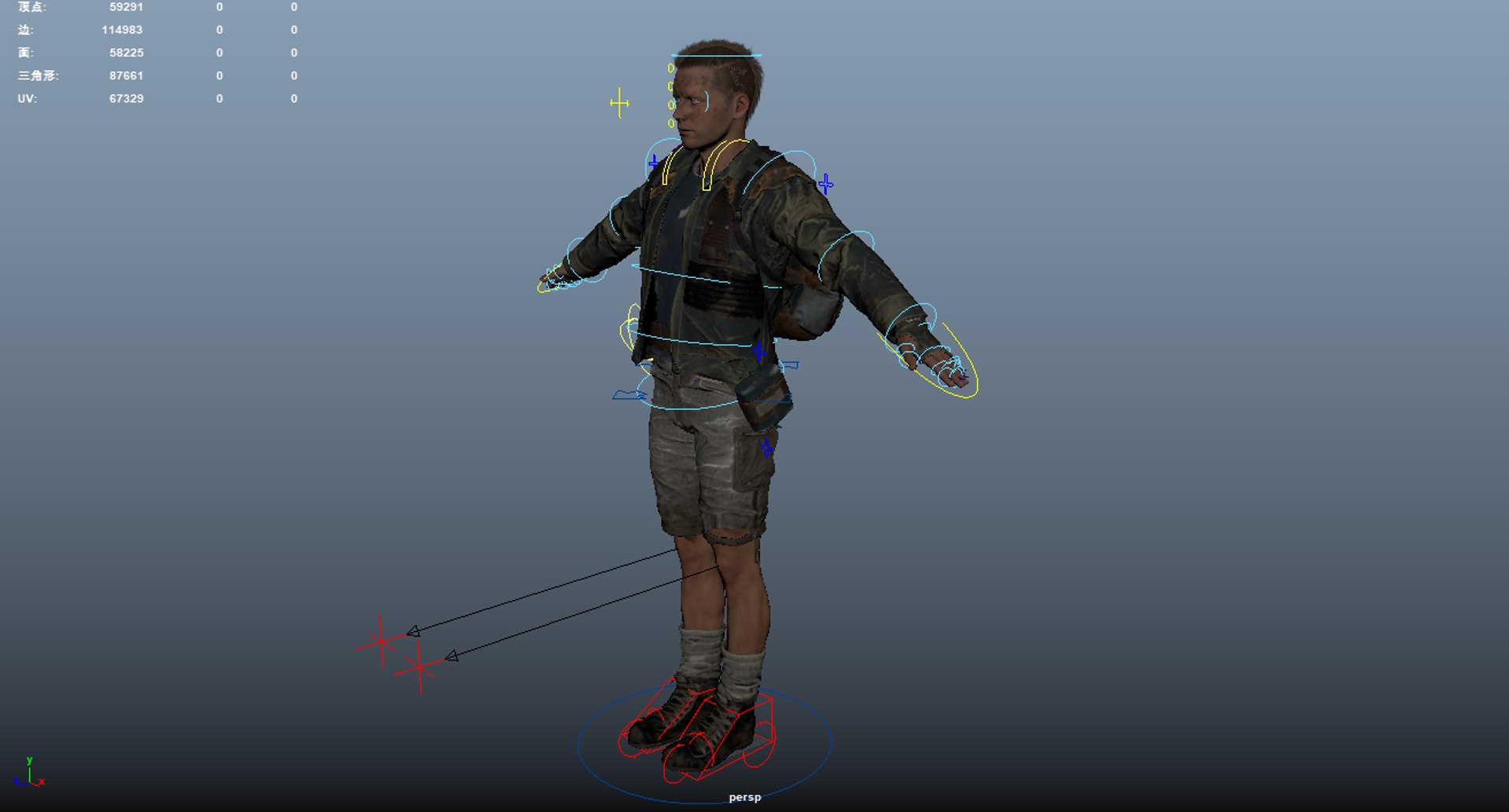 Apocalypse Male2 3D Model - TurboSquid 2249887