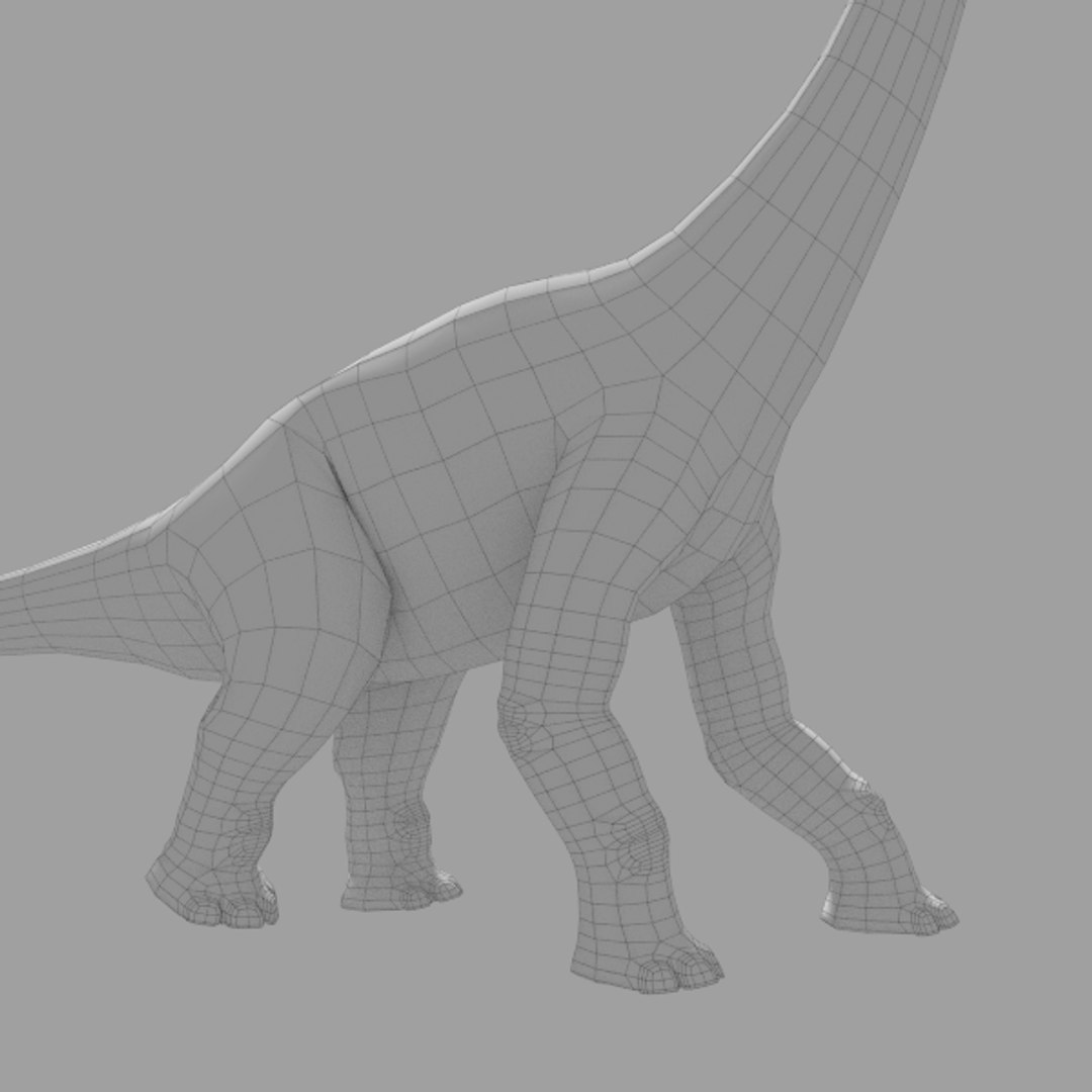 Brachiosaurus Brachiosaur 3d X