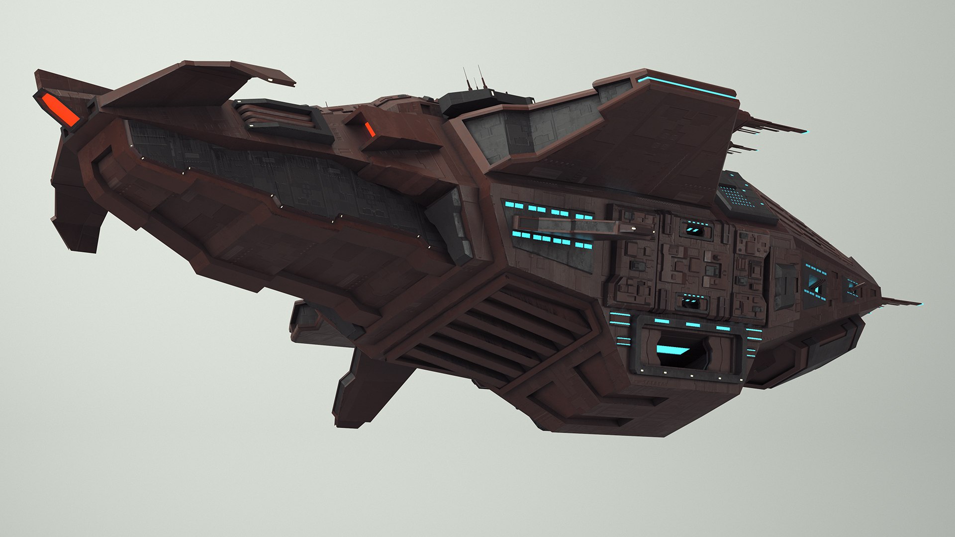 Futuristic Sci Fi Spacecraft Model - TurboSquid 2250961