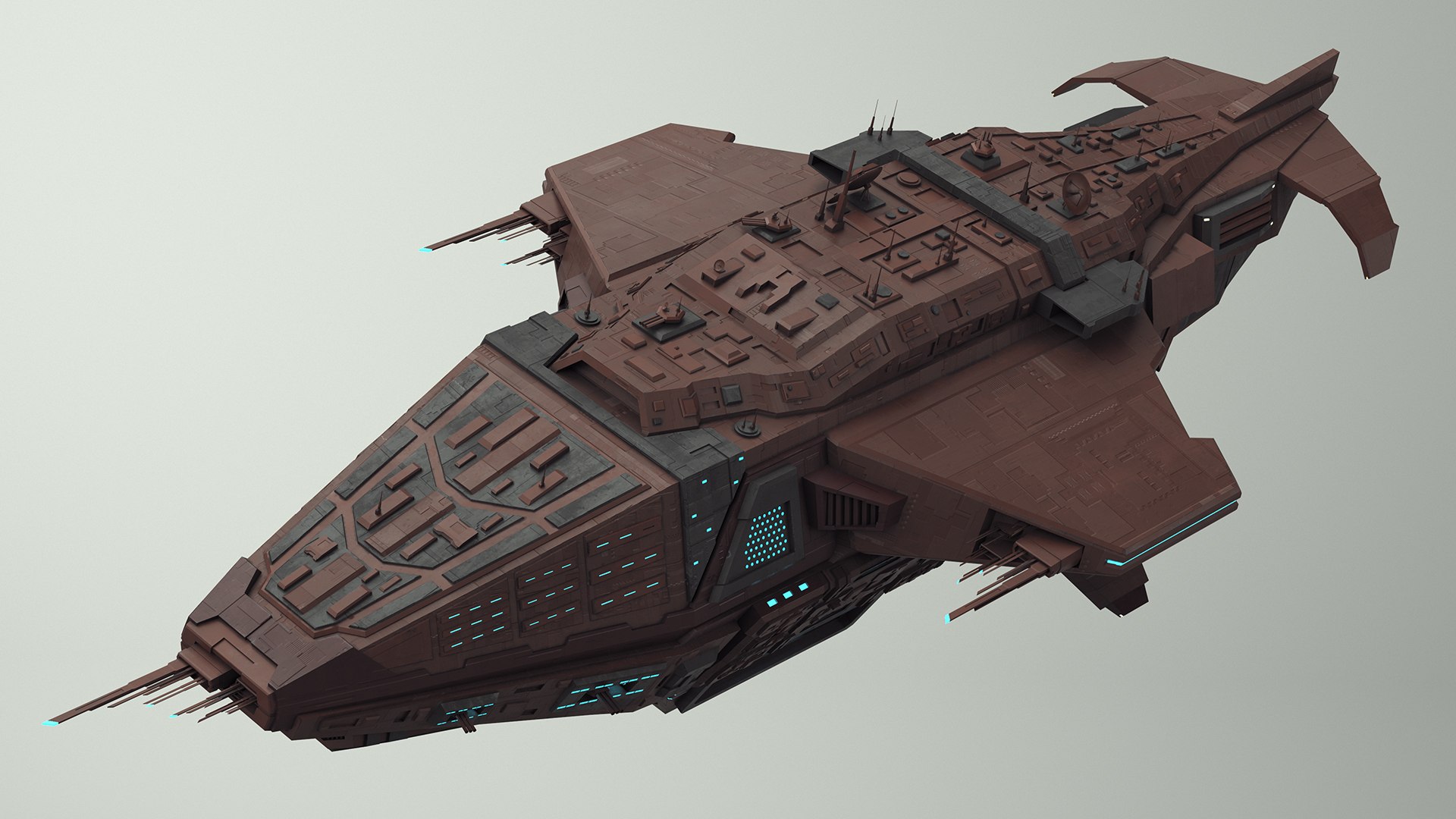 Futuristic Sci Fi Spacecraft Model - TurboSquid 2250961