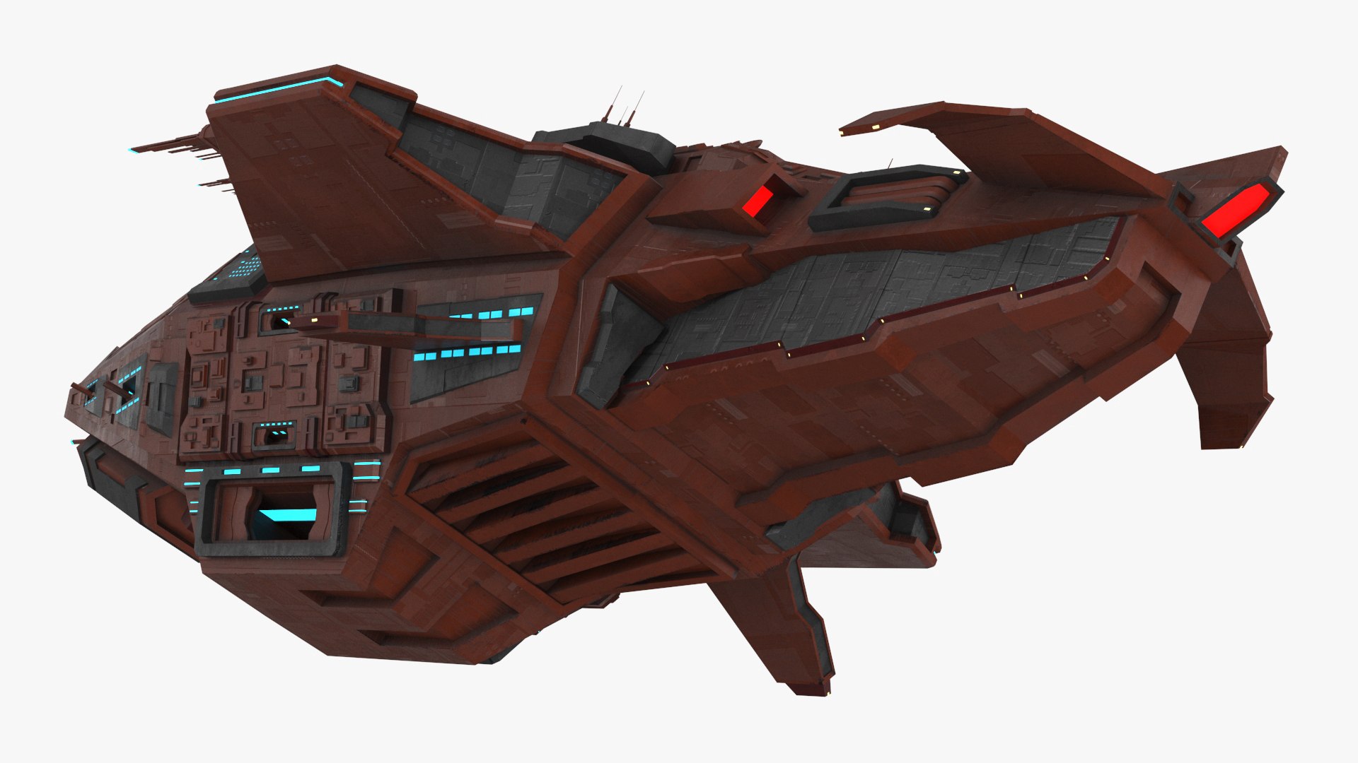 Futuristic Sci Fi Spacecraft Model - TurboSquid 2250961