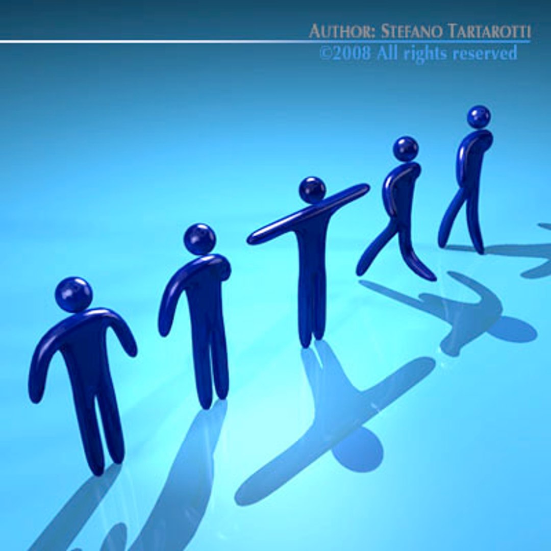 stilized figures 3ds