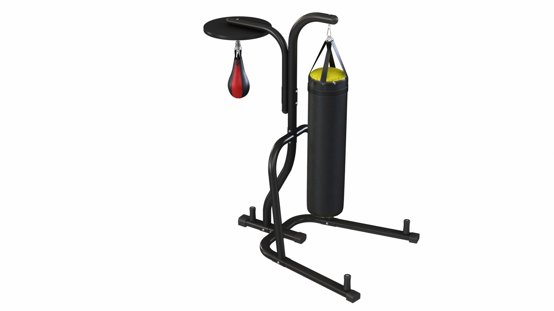 Boxing Sand Bag And Speed Bag With Stand 3D Model - TurboSquid 1959209