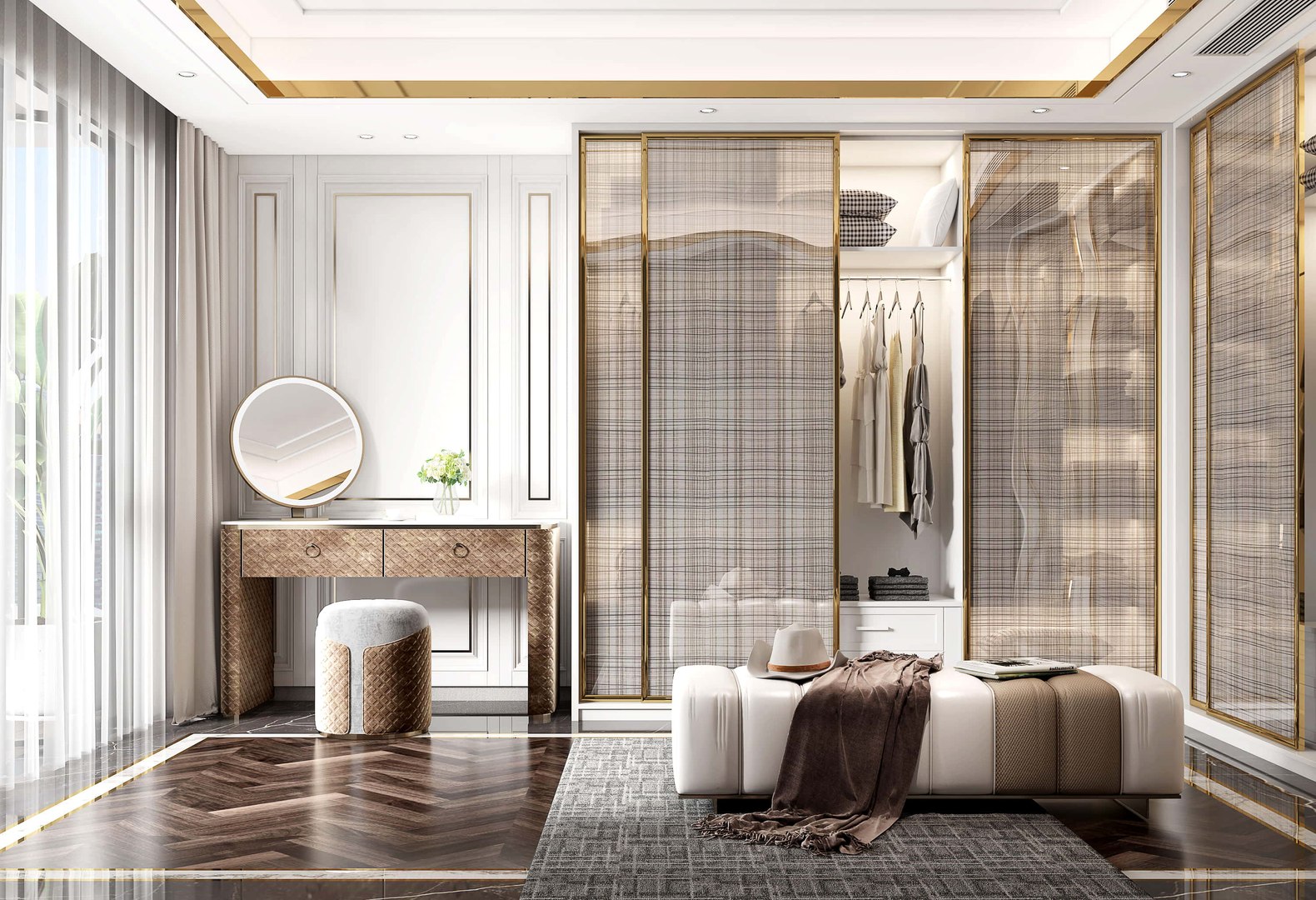 3D Collection Of Modern Cloakroom Wardrobe Scene Bundle - 20 High ...