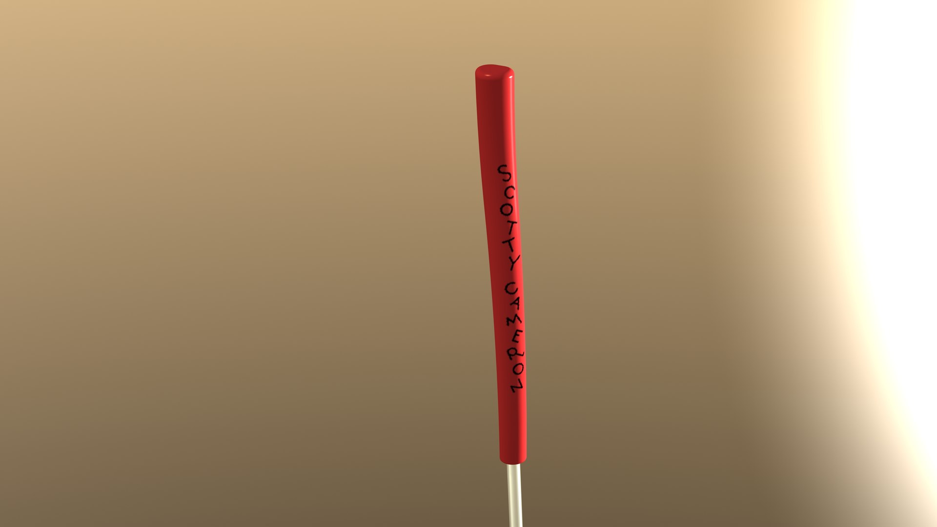 3d golf putter model