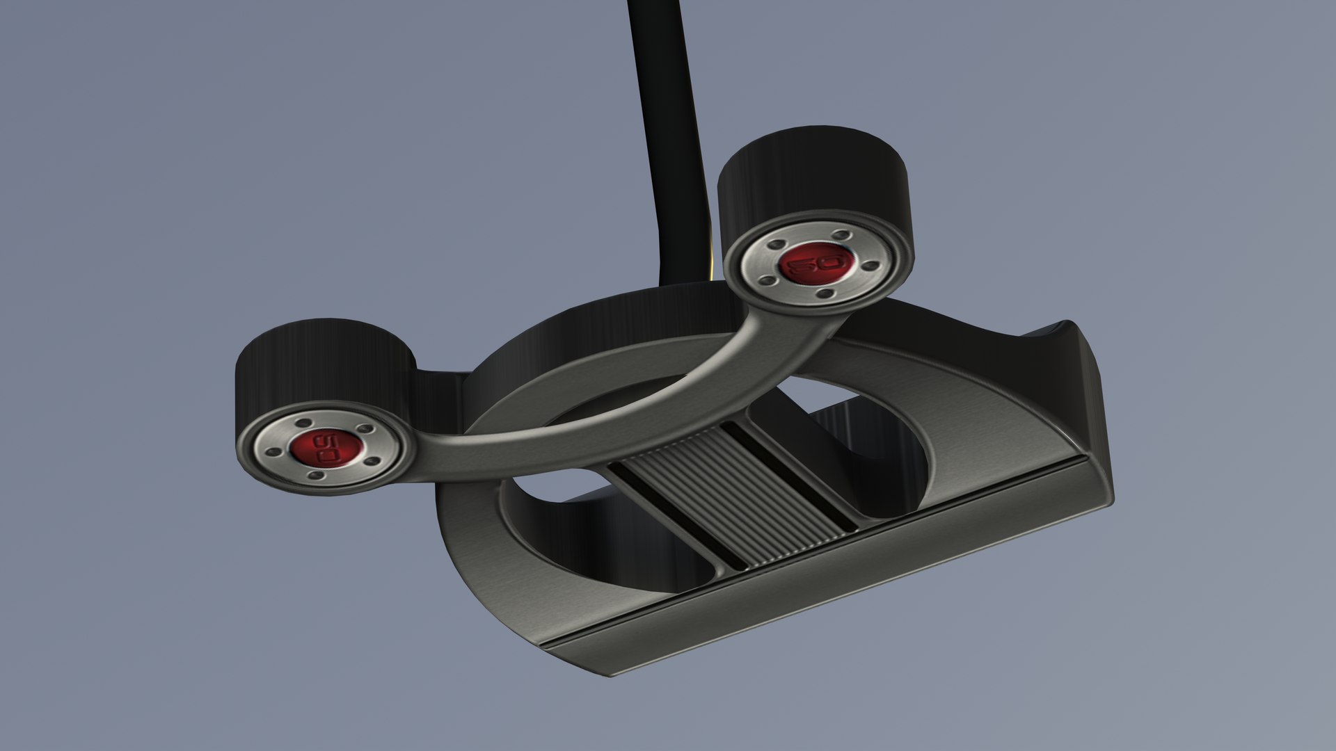 3d golf putter model