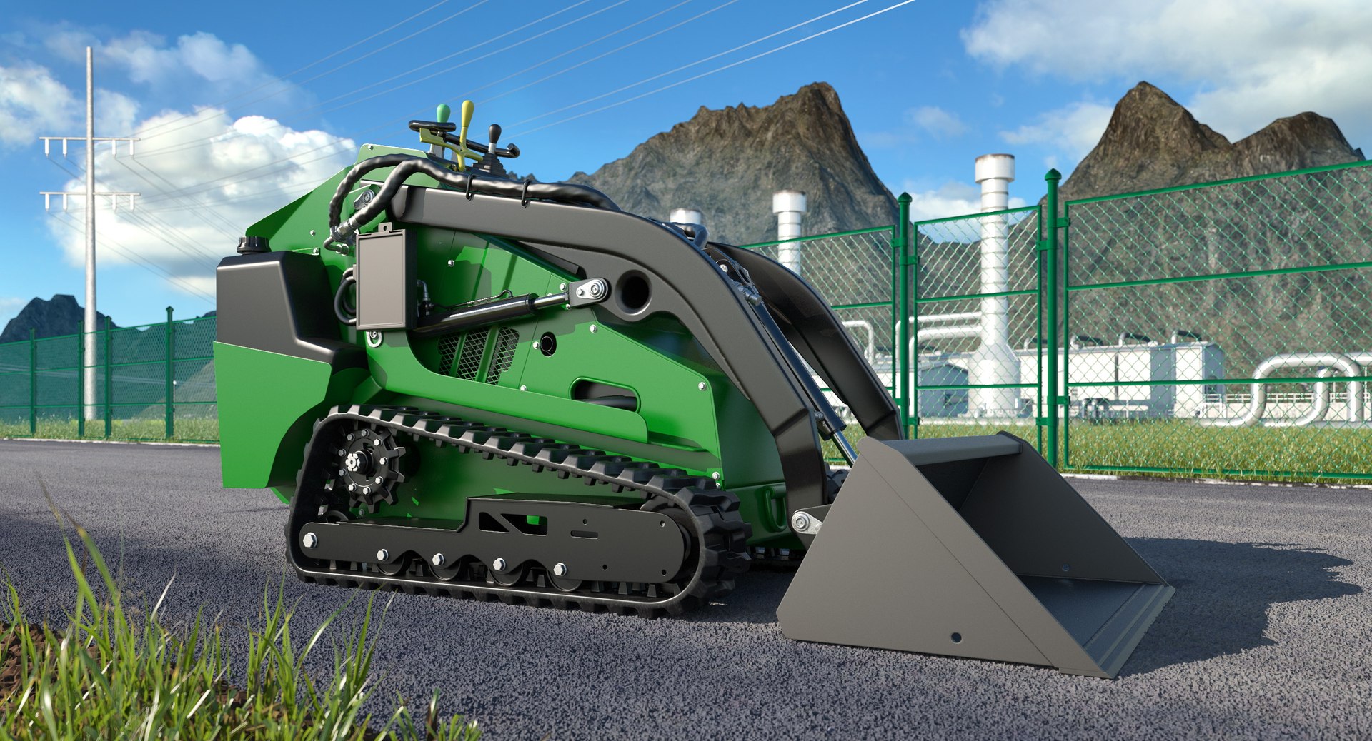 Mini Loader Clean 3D Model - TurboSquid 1381744