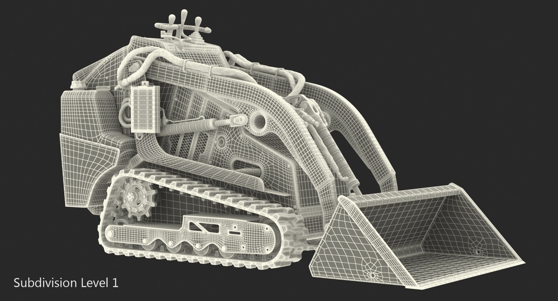 Mini Loader Clean 3D Model - TurboSquid 1381744