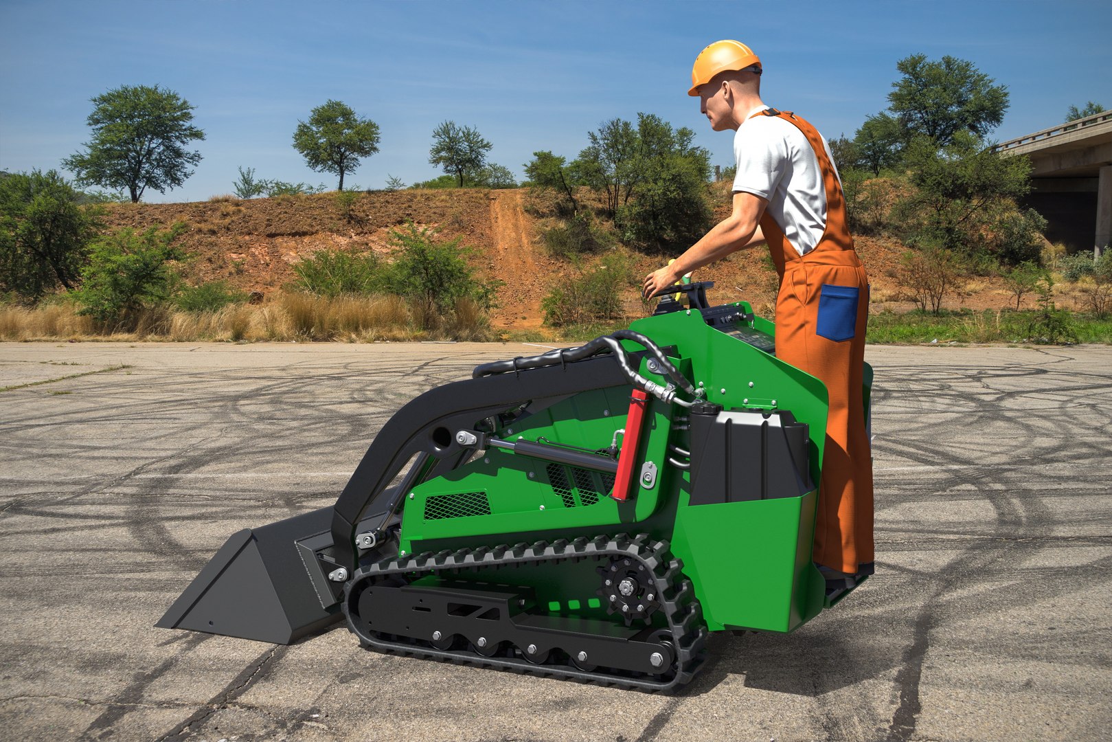 Mini Loader Clean 3D Model - TurboSquid 1381744