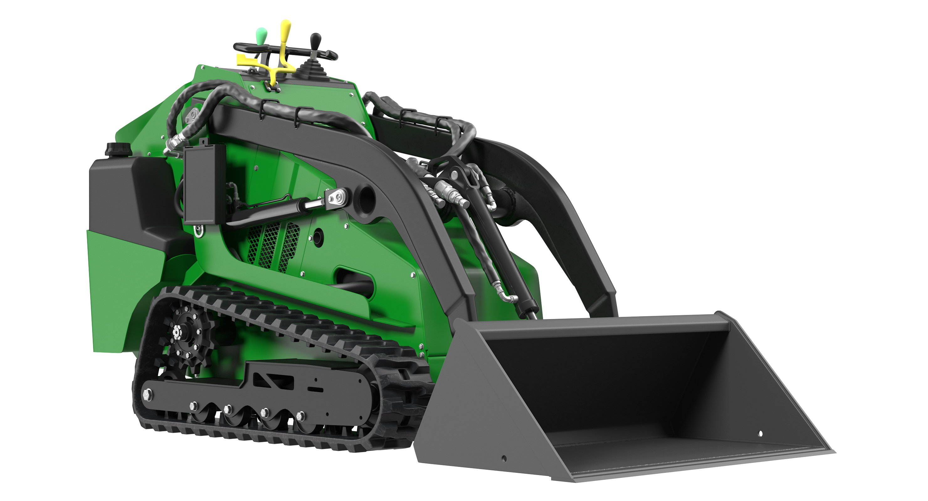 Mini loader clean 3D model - TurboSquid 1381744