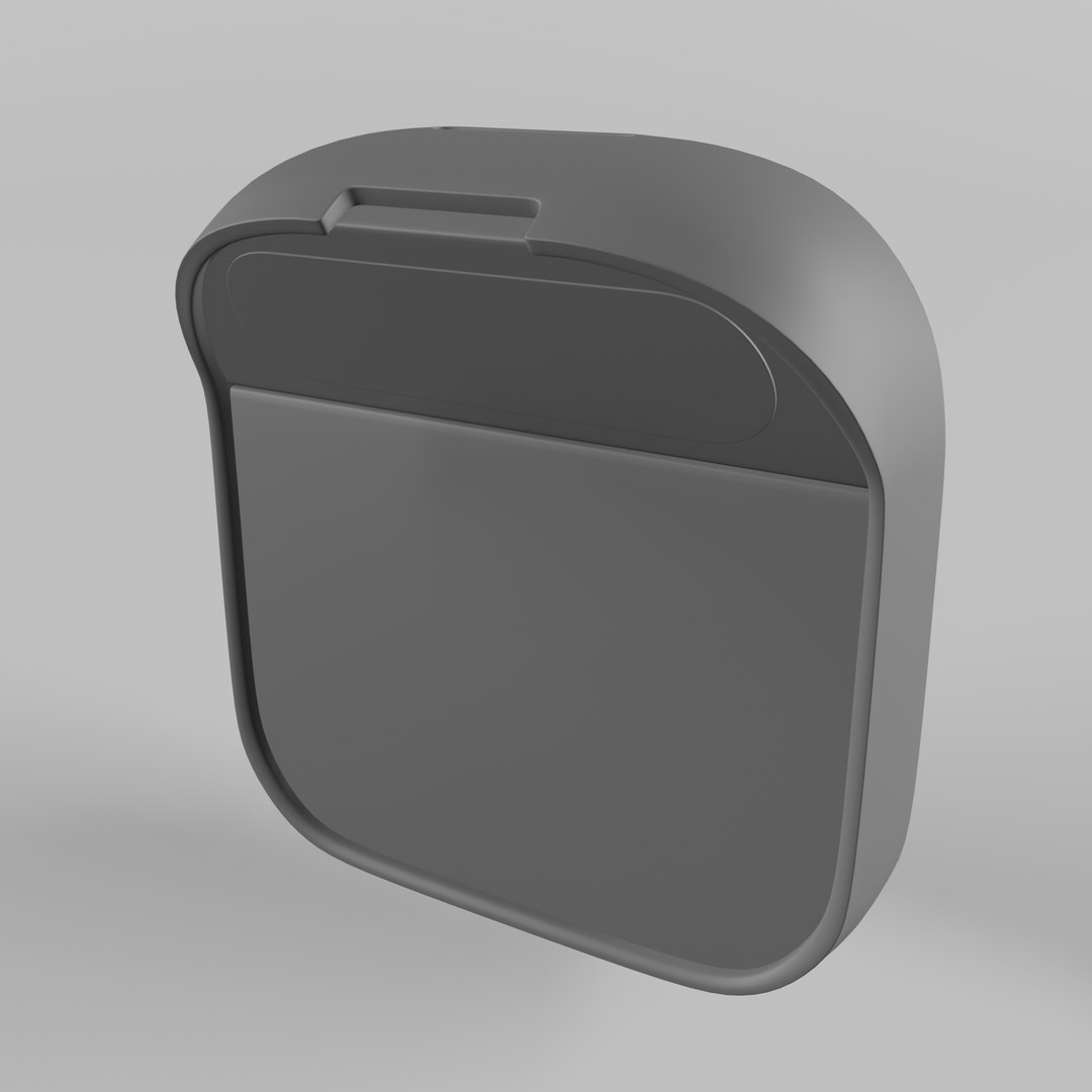 3D Humane Ai Pin Lunar Polished Chrome on White model - TurboSquid 2154582