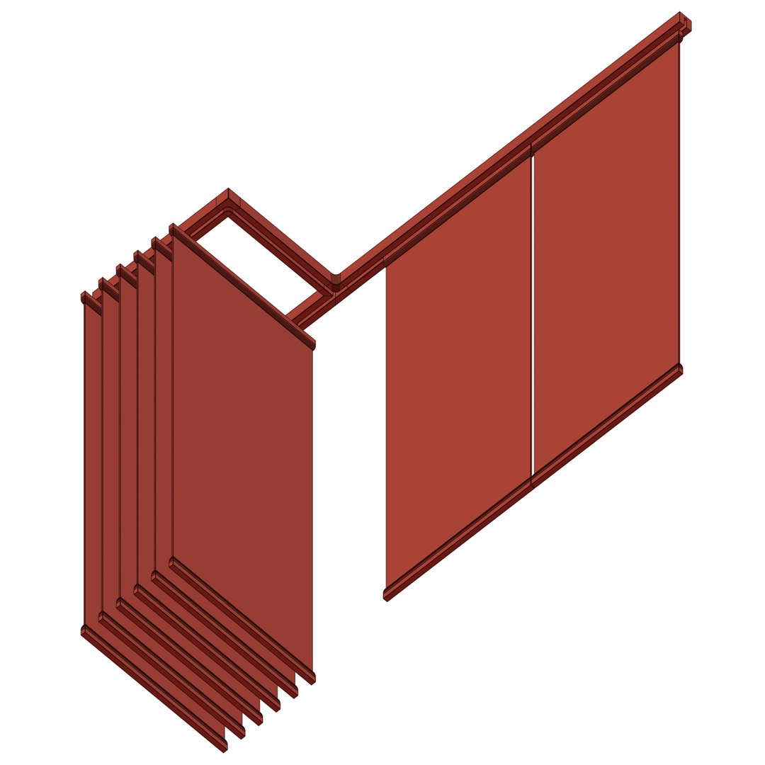 3D Glass Sliding Partition Walls - TurboSquid 1907171