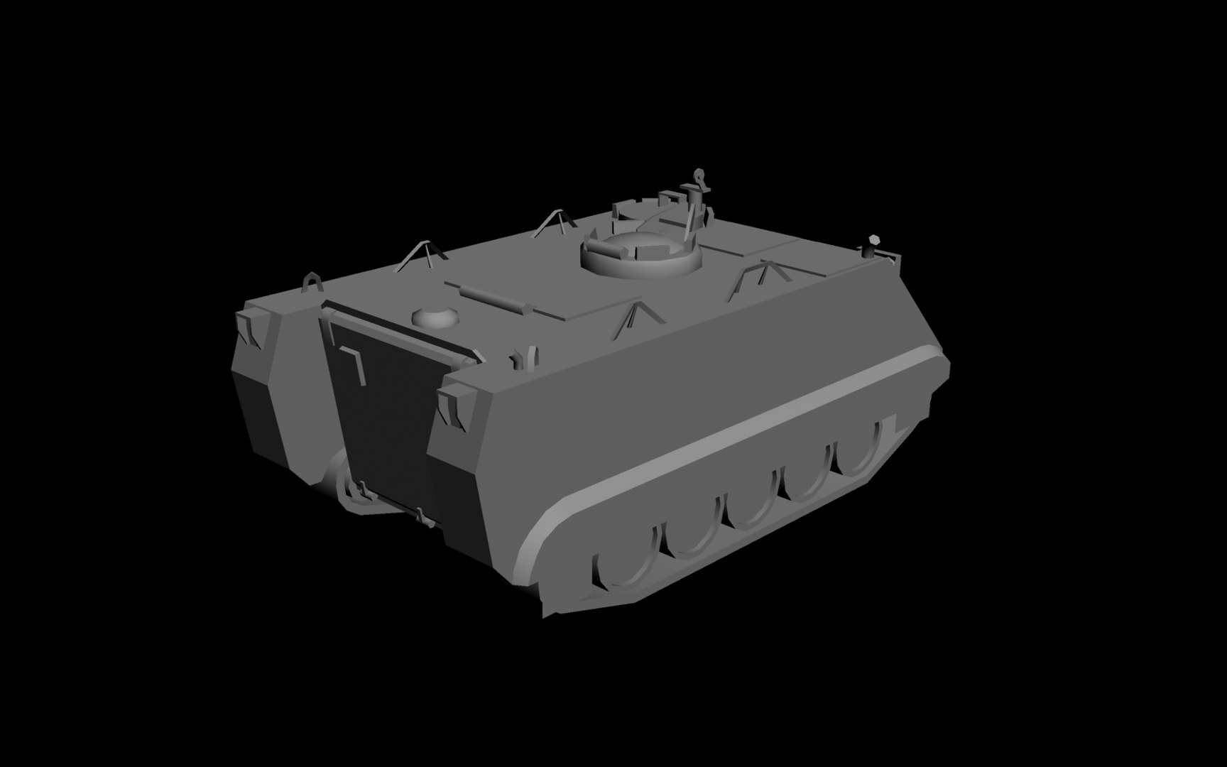 3d Model M113 Apc