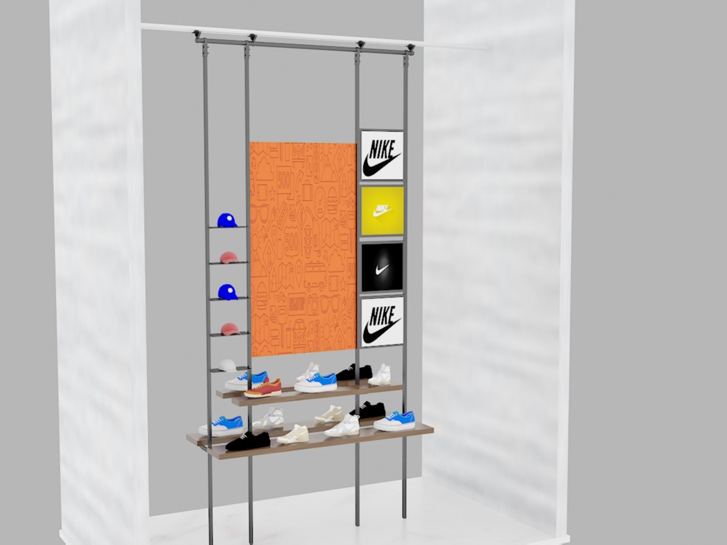 3D Shop Display Unit - TurboSquid 1307292