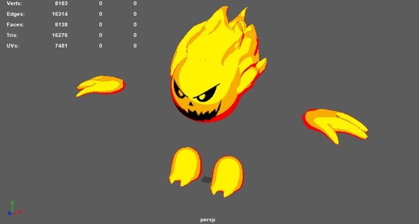 modelo 3d Blaze de personajes - TurboSquid 1189787