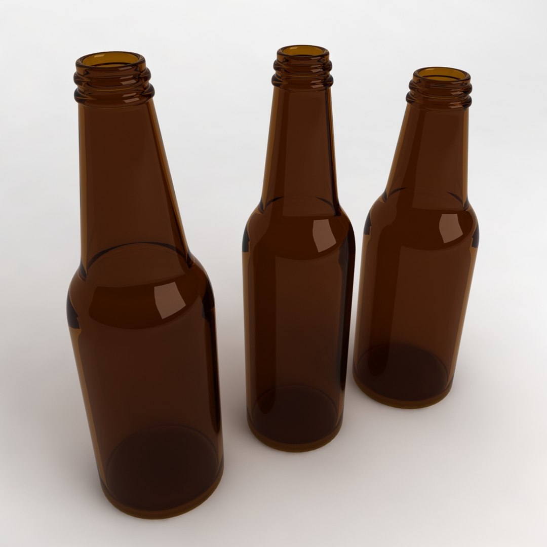 3d model bottles
