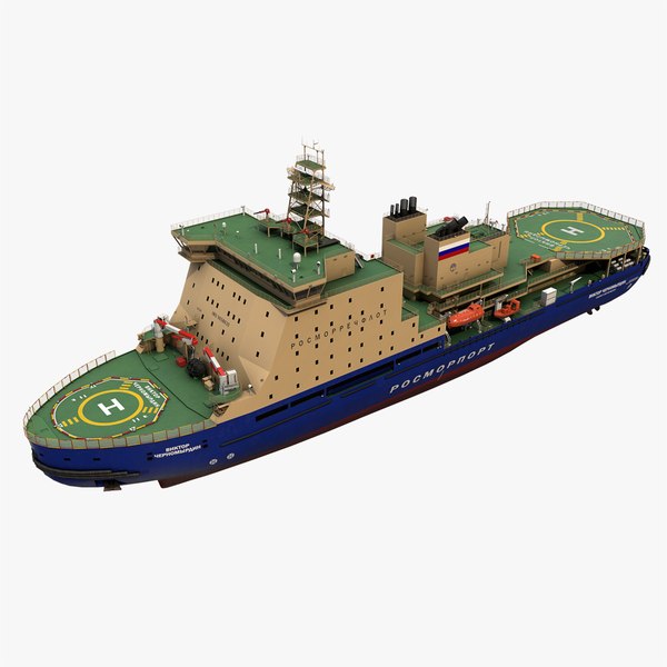 modelo 3d Rompehielos LK-25 Viktor Chernomyrdin - TurboSquid 1682893