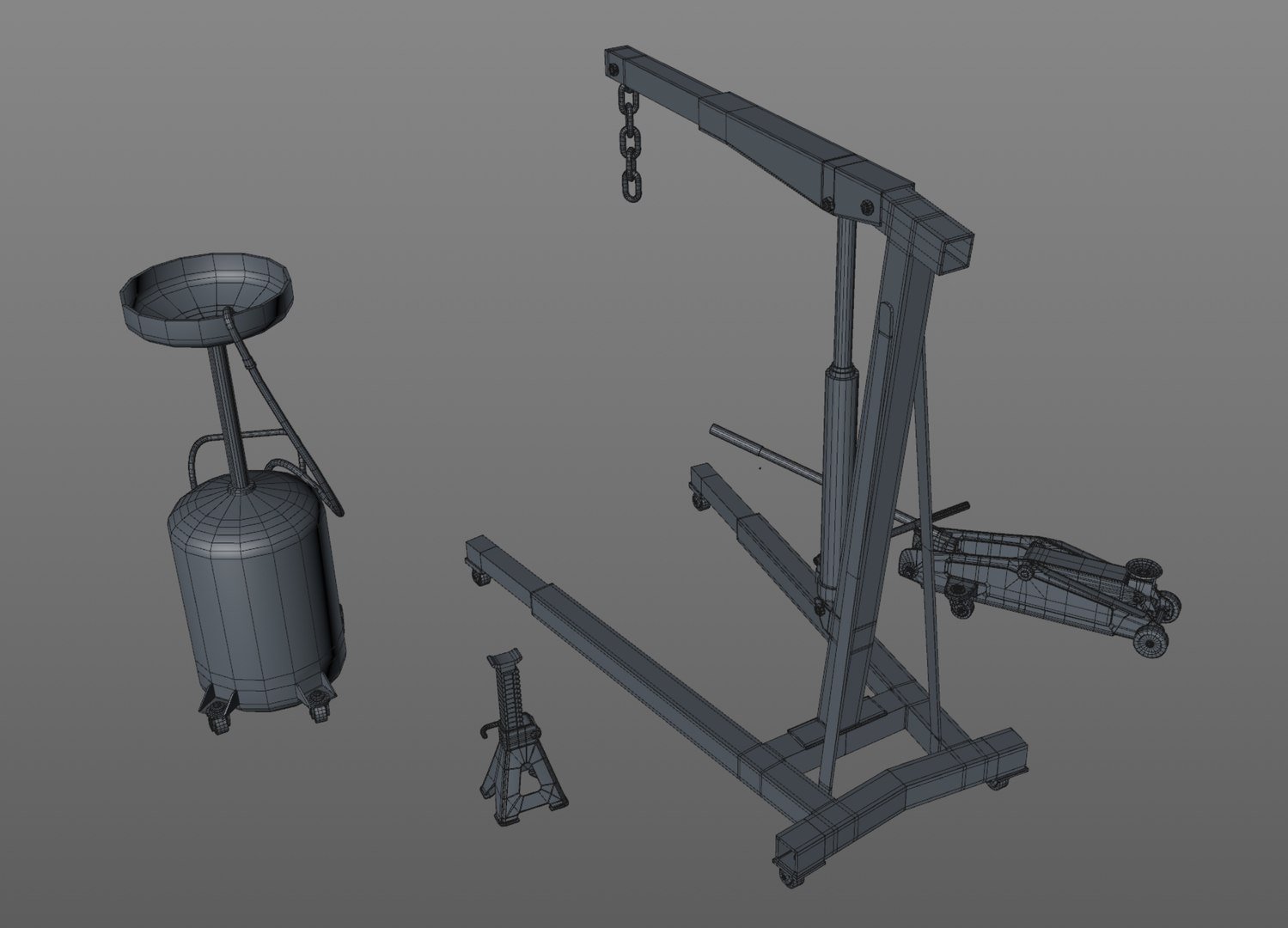 Garage Equipment 3D Model - TurboSquid 1786544