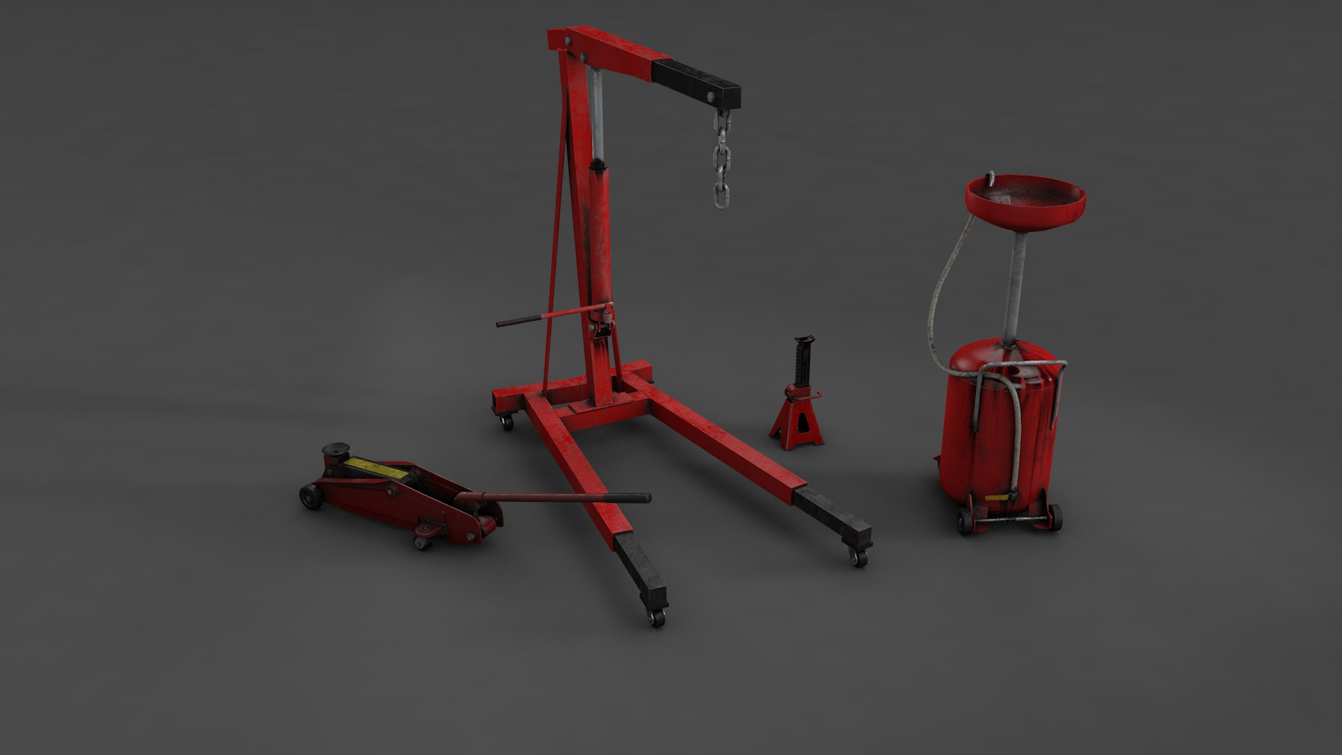 Garage Equipment 3D Model - TurboSquid 1786544
