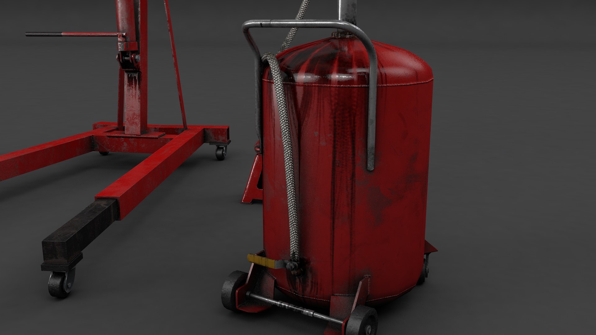 Garage Equipment 3D Model - TurboSquid 1786544