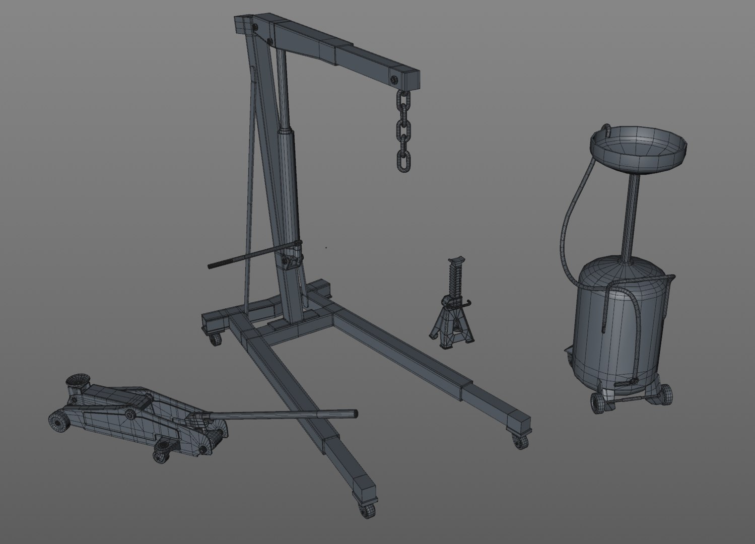 Garage Equipment 3D Model - TurboSquid 1786544