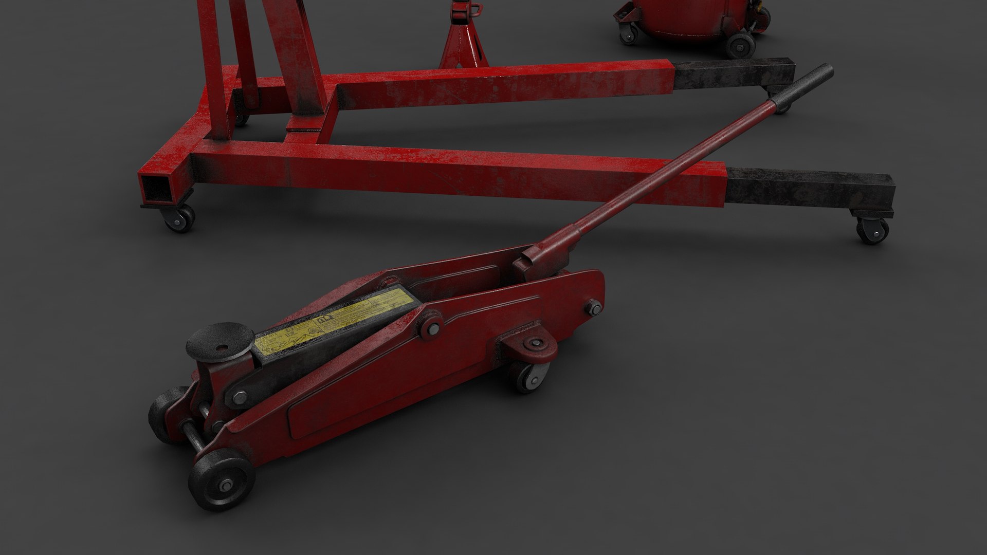 Garage Equipment 3D Model - TurboSquid 1786544
