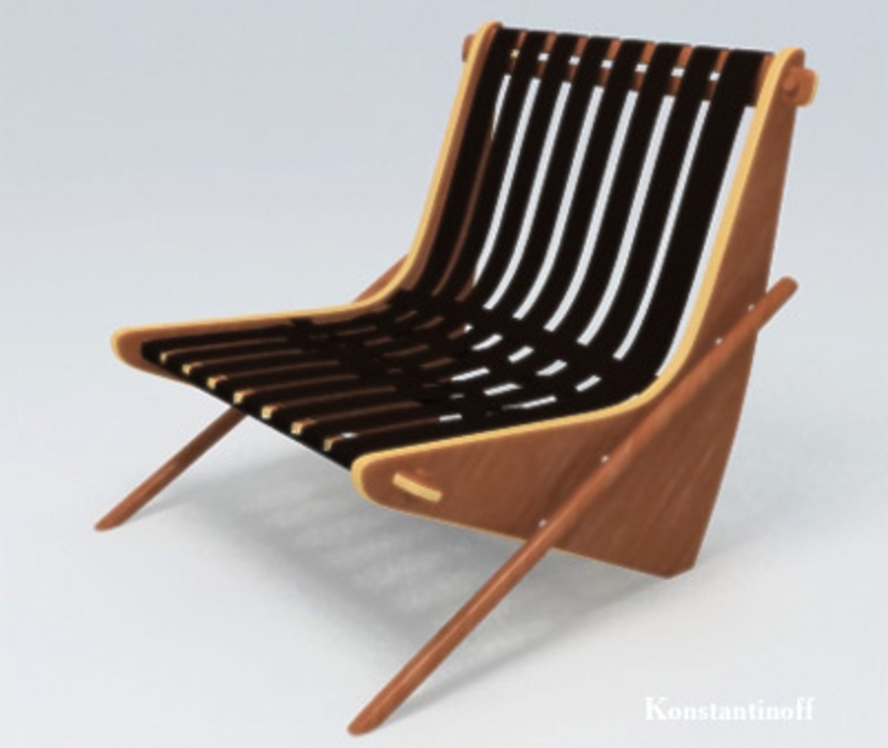 modeled chair neutra 3d model