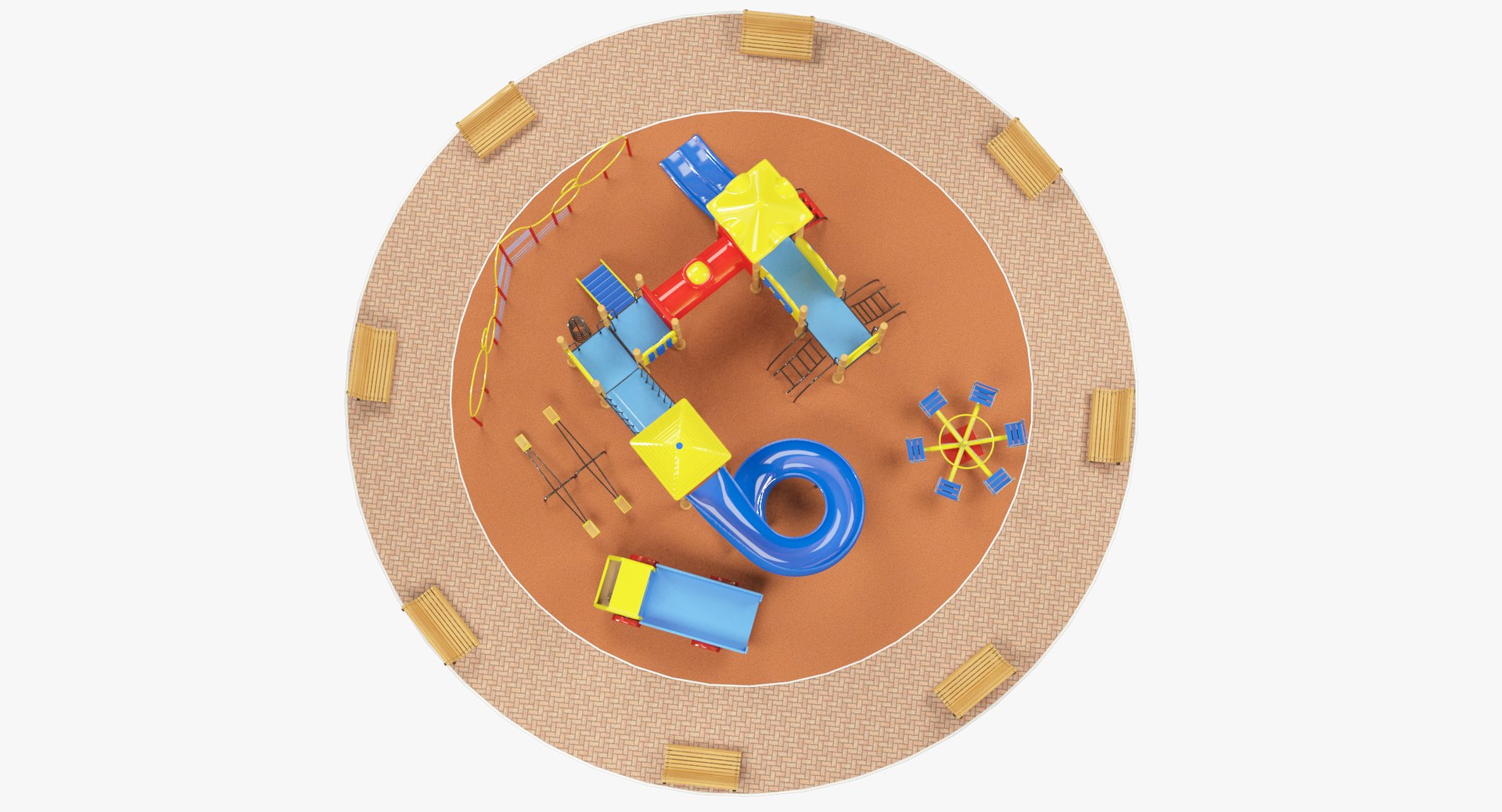 Playground Play Ground 3D Model - TurboSquid 1348551