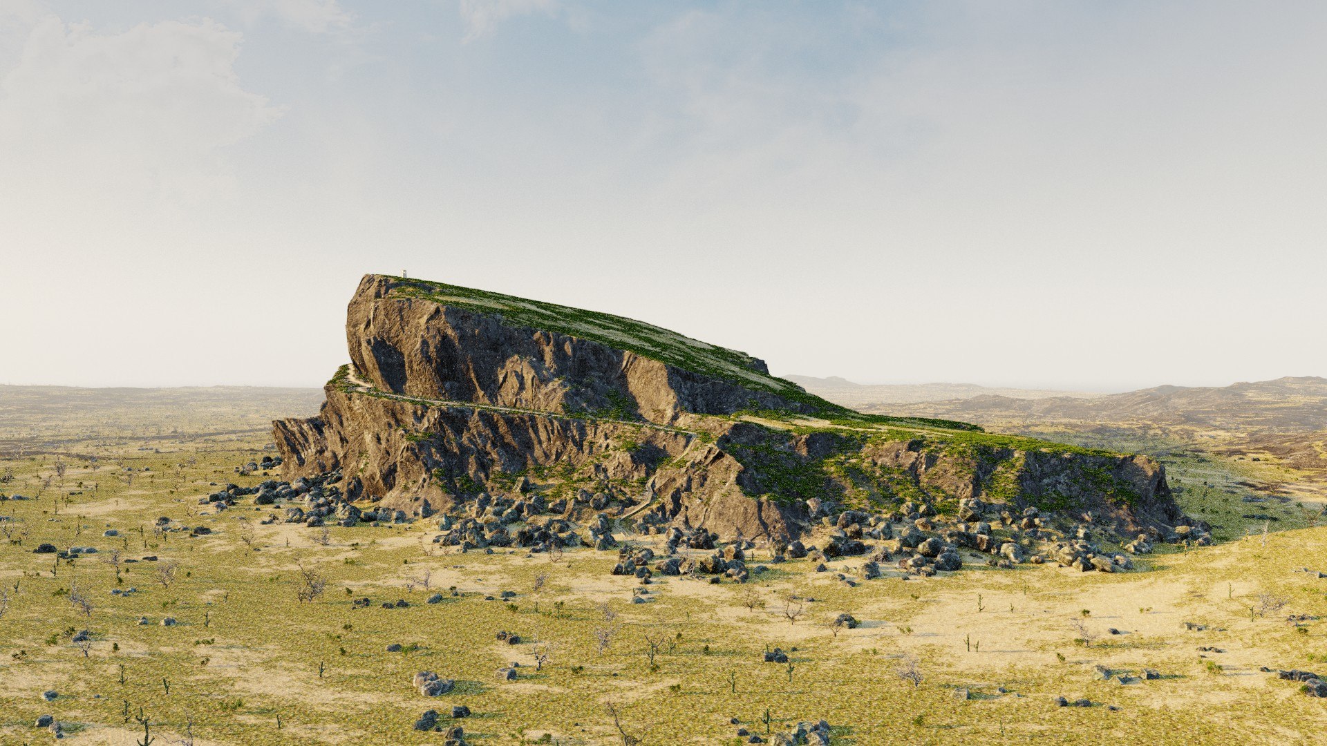 The Headland -desert- Model - TurboSquid 2055363