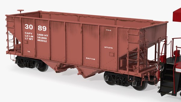Hopper Car Generic이 있는 기관차 Canadian Pacific 3D 모델 - TurboSquid 1855718