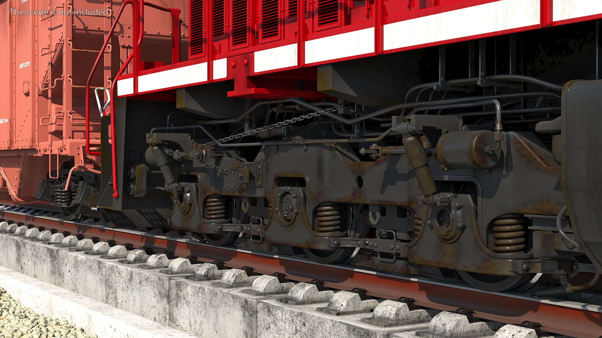 Locomotive Canadian Pacific with Hopper Car Generic model - TurboSquid ...