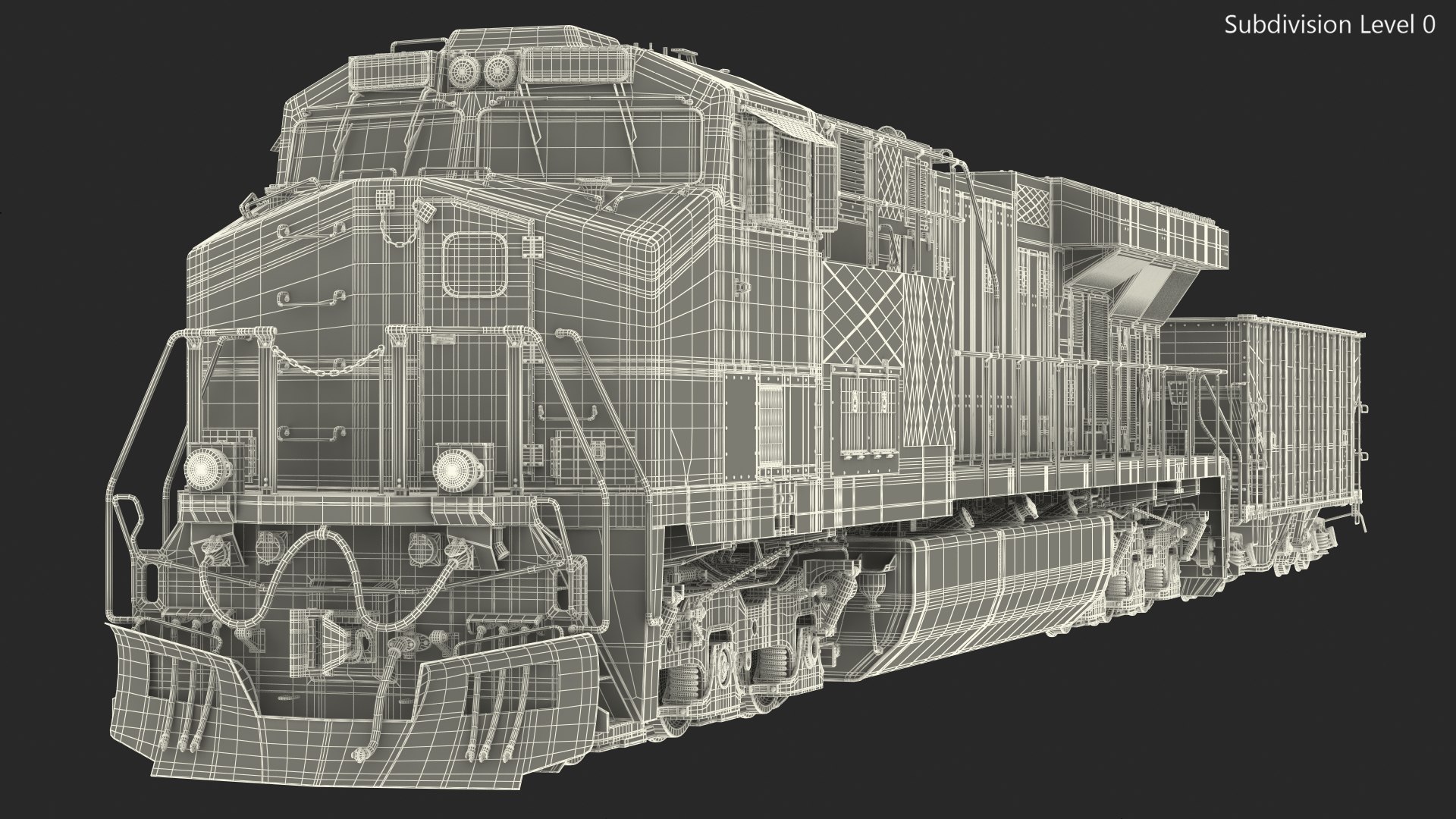 Locomotive Canadian Pacific with Hopper Car Generic model - TurboSquid ...