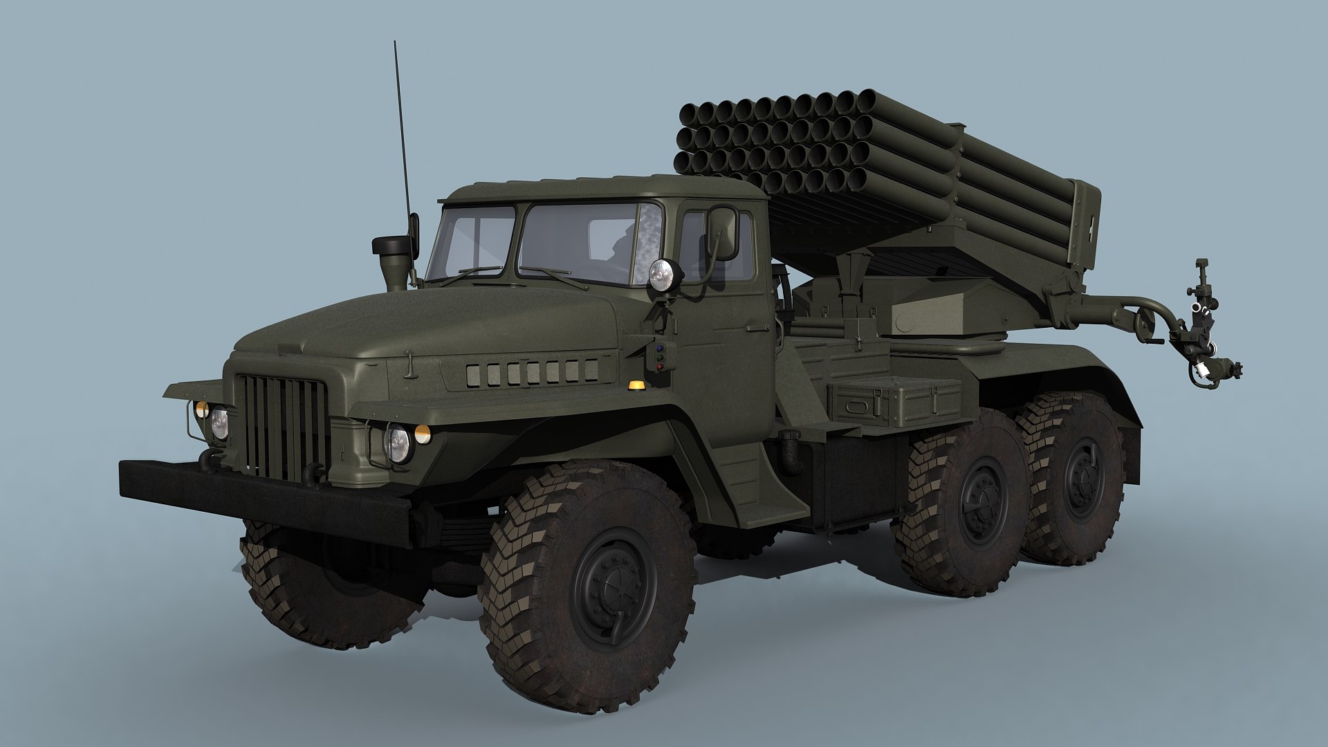 Bm-21 Grad 3d Ma