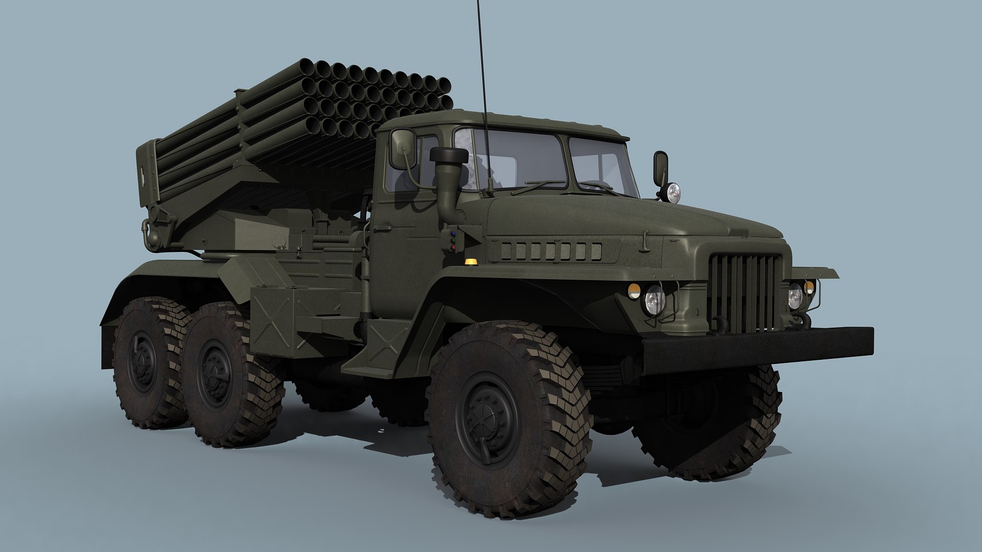 Bm-21 Grad 3d Ma