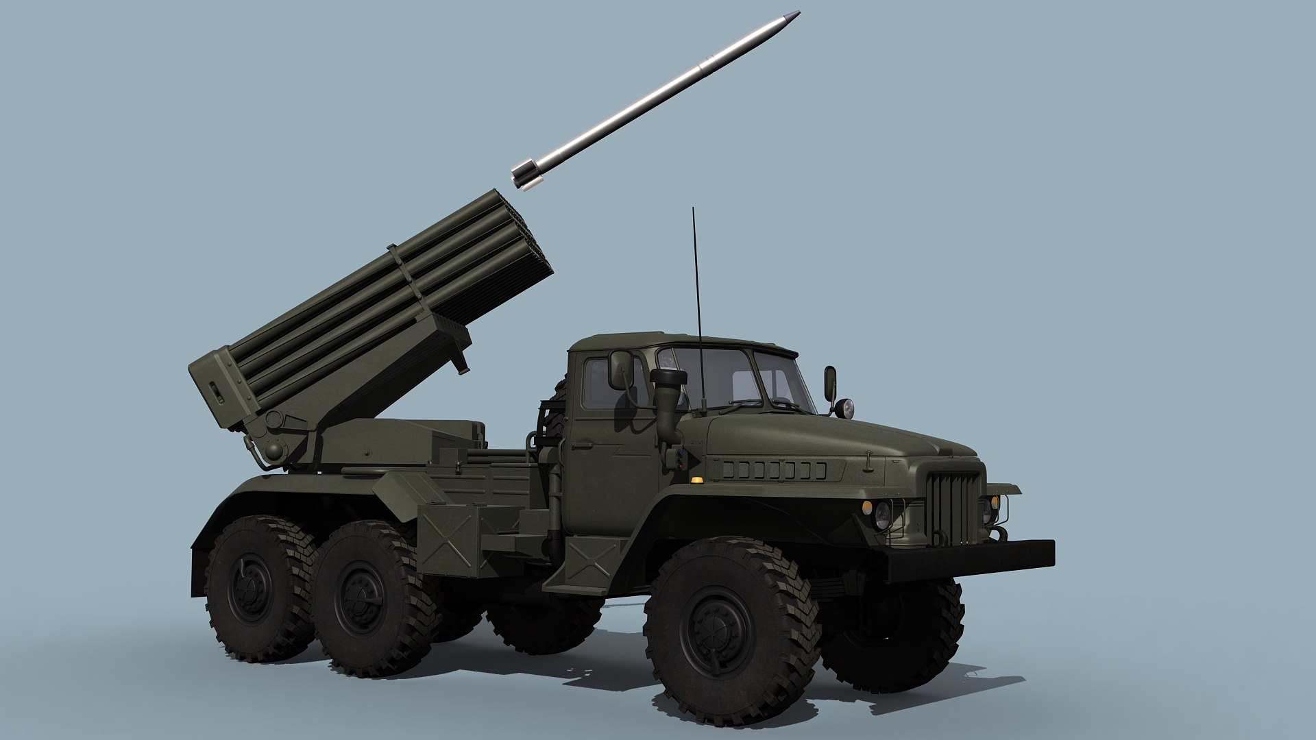 Bm-21 Grad 3d Ma