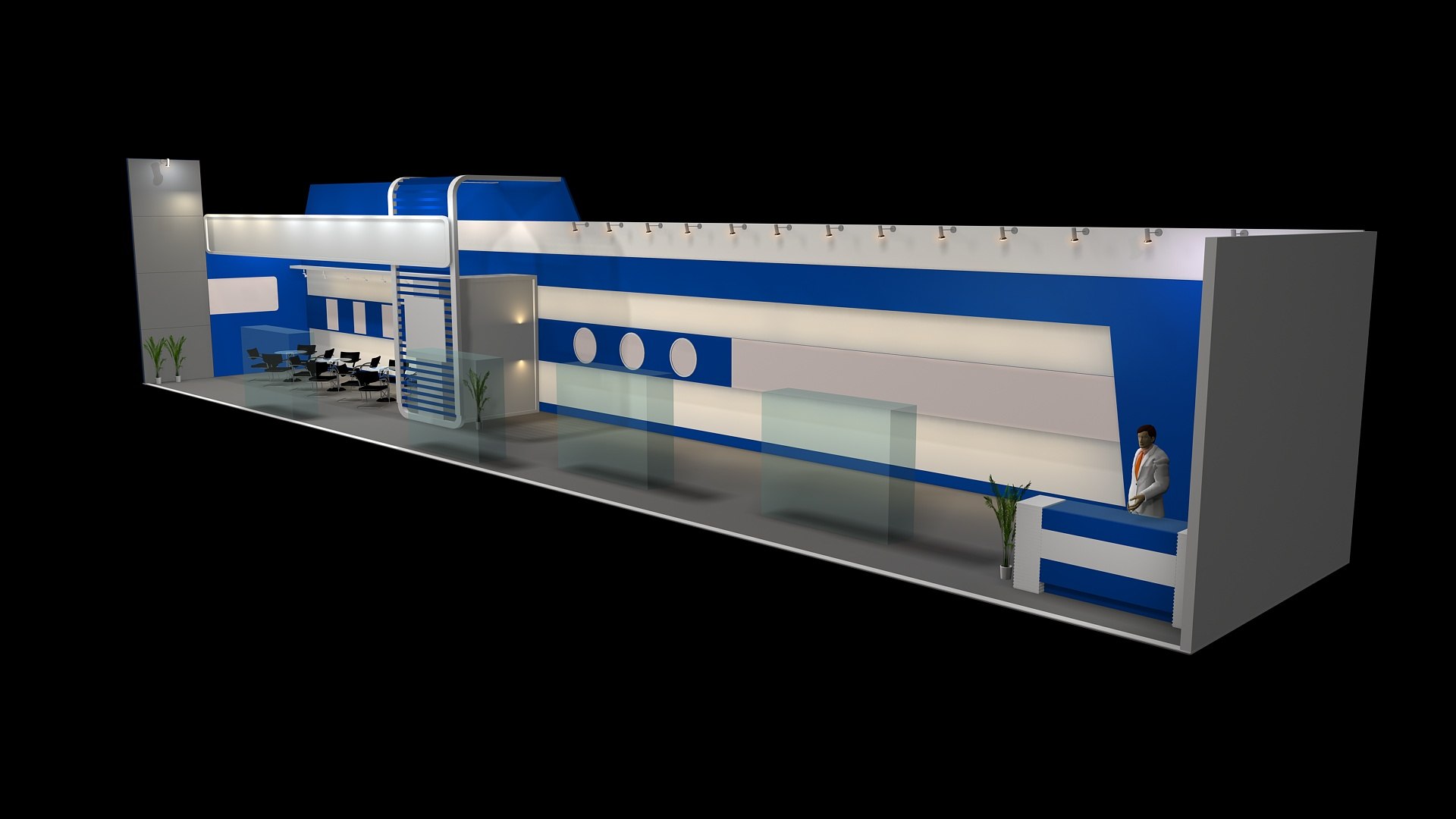 2 Side Open Stand 3D Model - TurboSquid 1995321