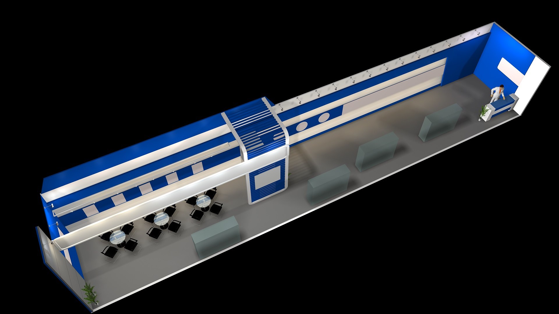 2 Side Open Stand 3D Model - TurboSquid 1995321