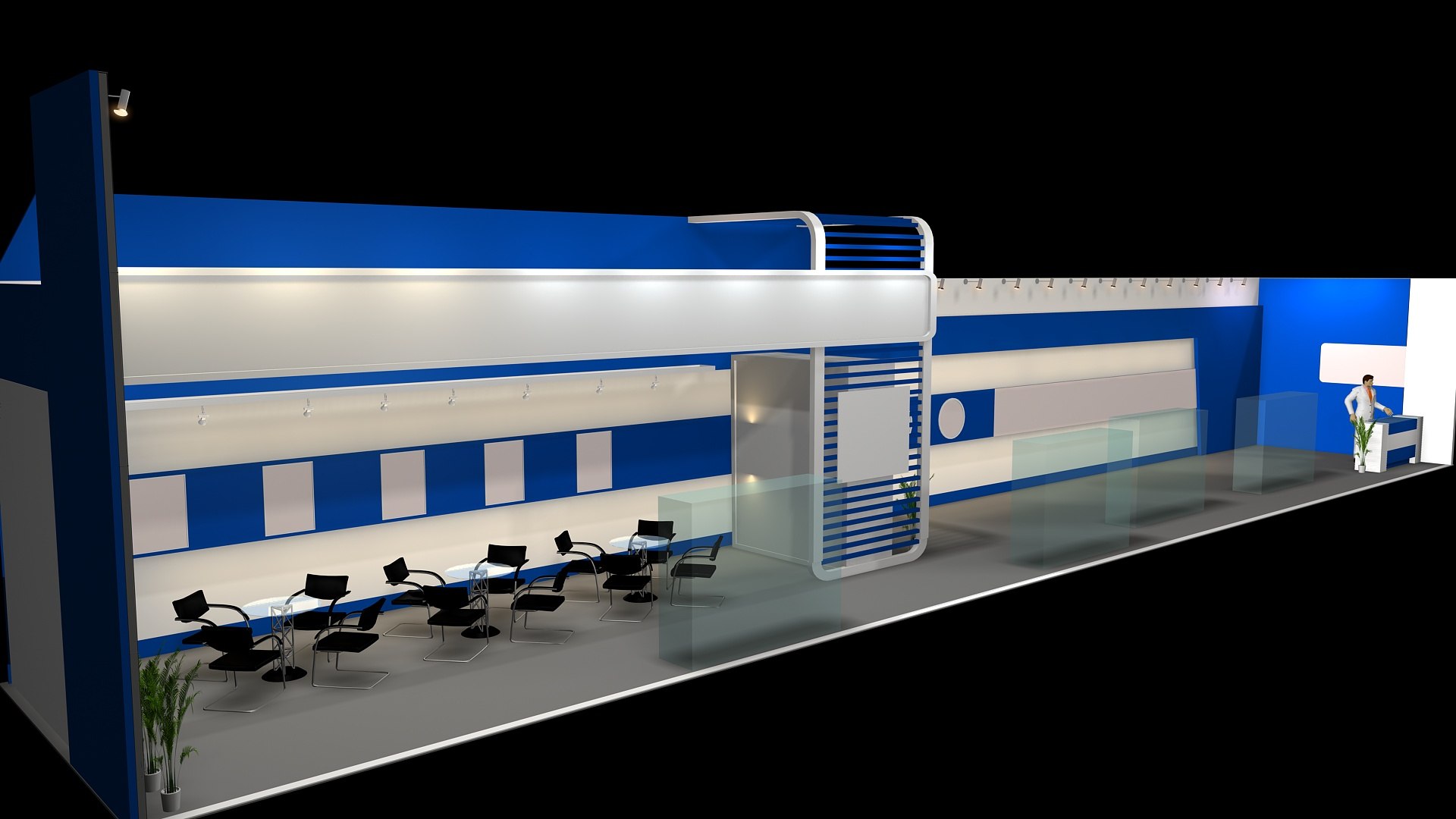 2 Side Open Stand 3D Model - TurboSquid 1995321