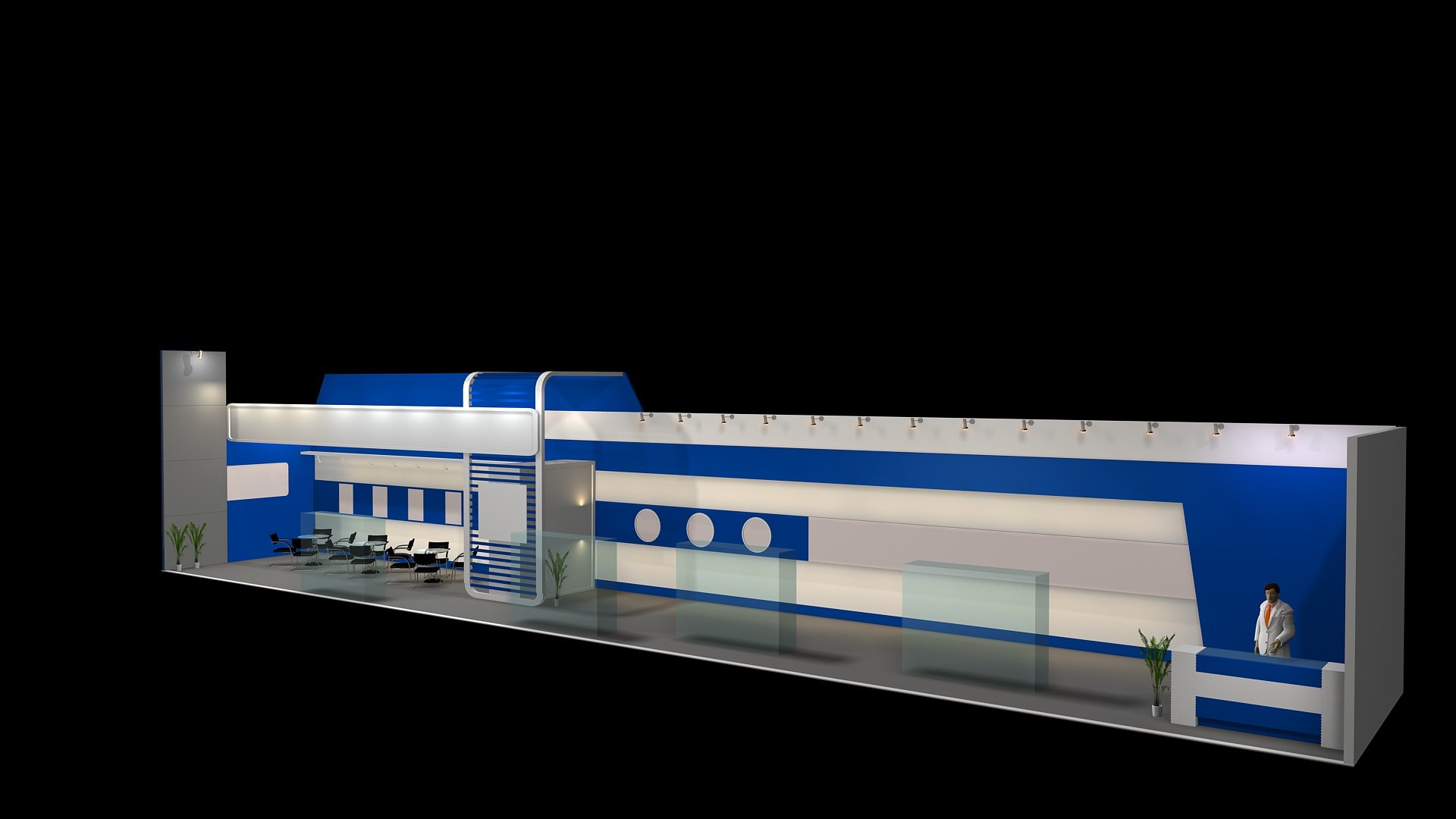 2 Side Open Stand 3D Model - TurboSquid 1995321