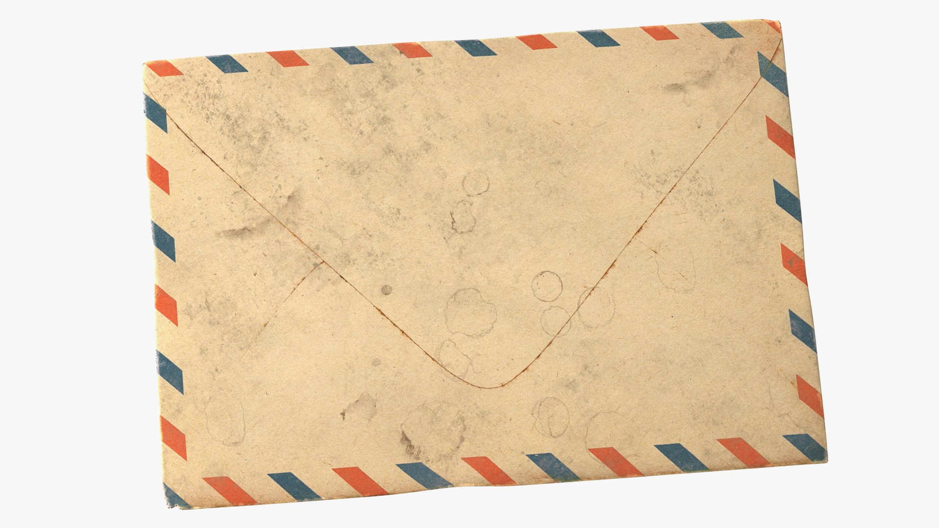 Old Paper Envelope 3D model - TurboSquid 1943750