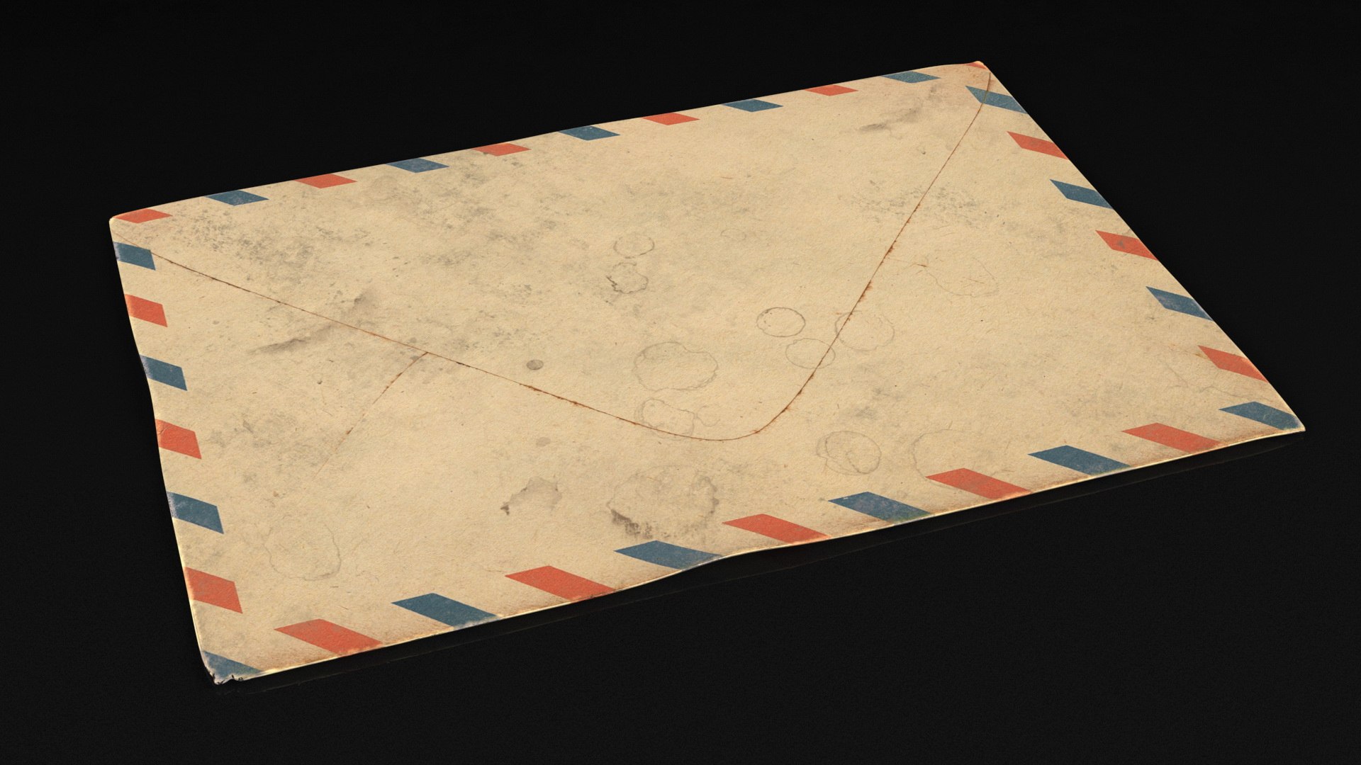 Old Paper Envelope 3D Model - TurboSquid 1943750