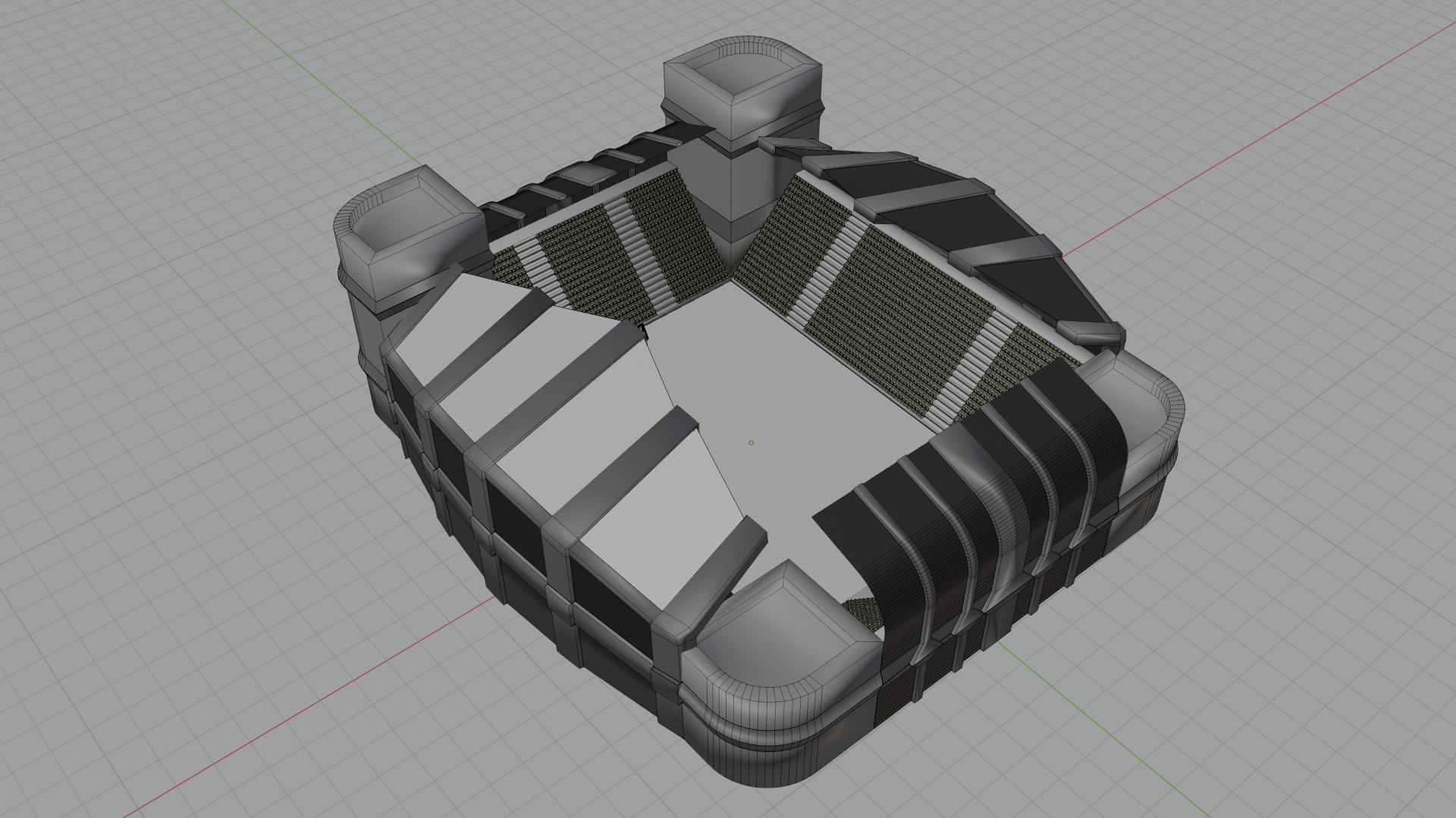 Football Stadium - German 3D Model - TurboSquid 1882090