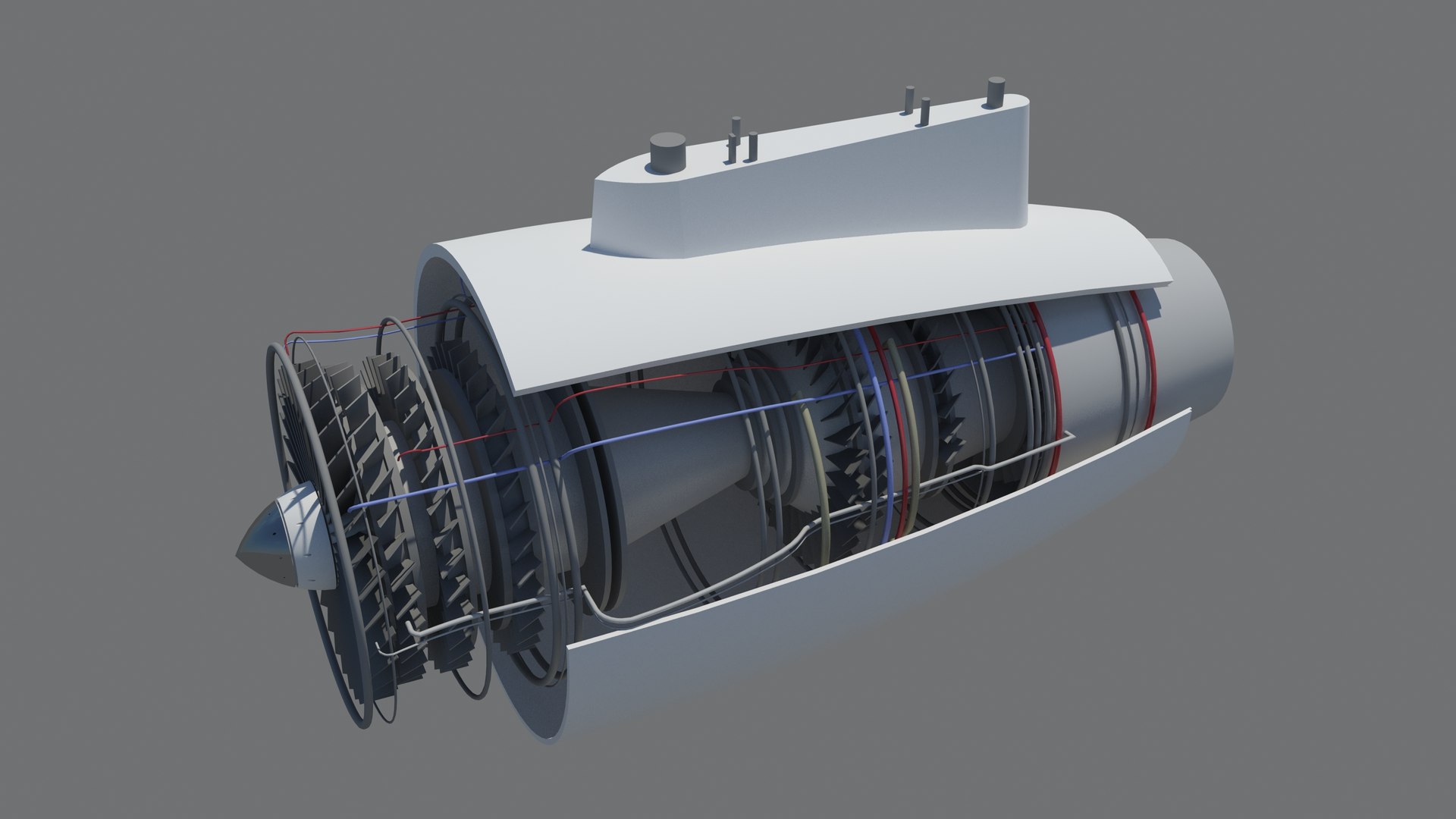 3D Model Jet Engine - TurboSquid 1201069