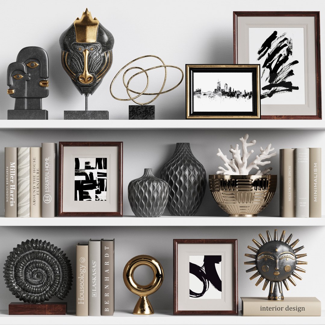 3D Decor Set - TurboSquid 1681882