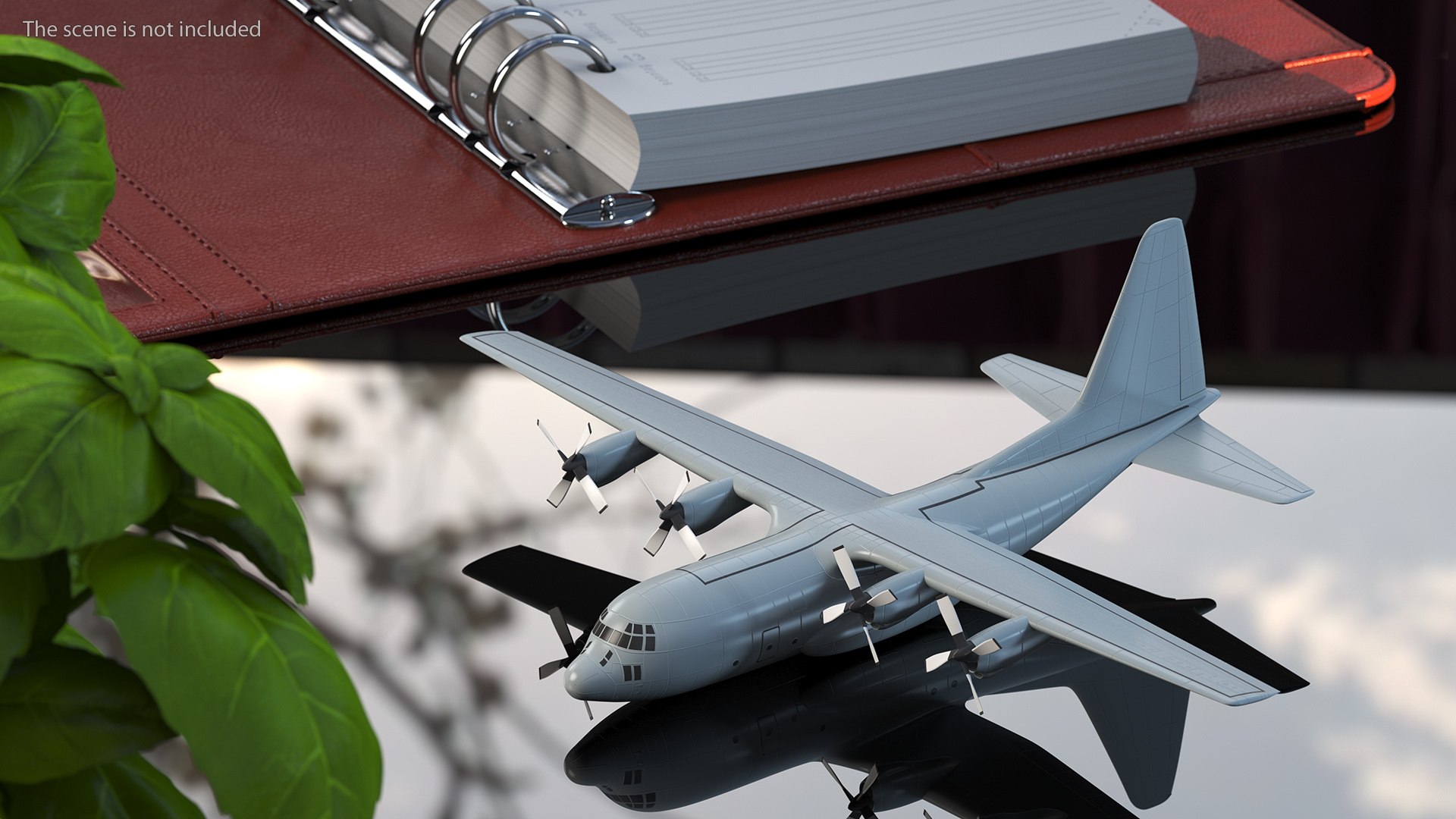 Turboprop Military Transport Aircraft Scale Model 3D model - TurboSquid ...