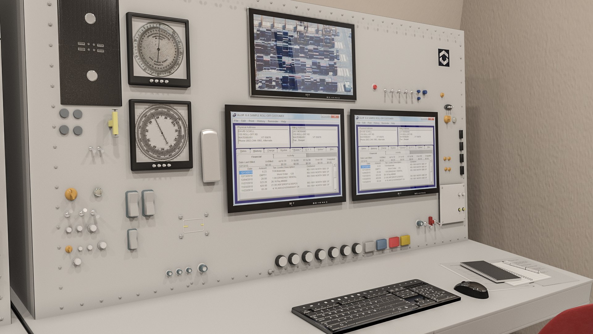 3D Industrial Control Room Model - TurboSquid 1895842